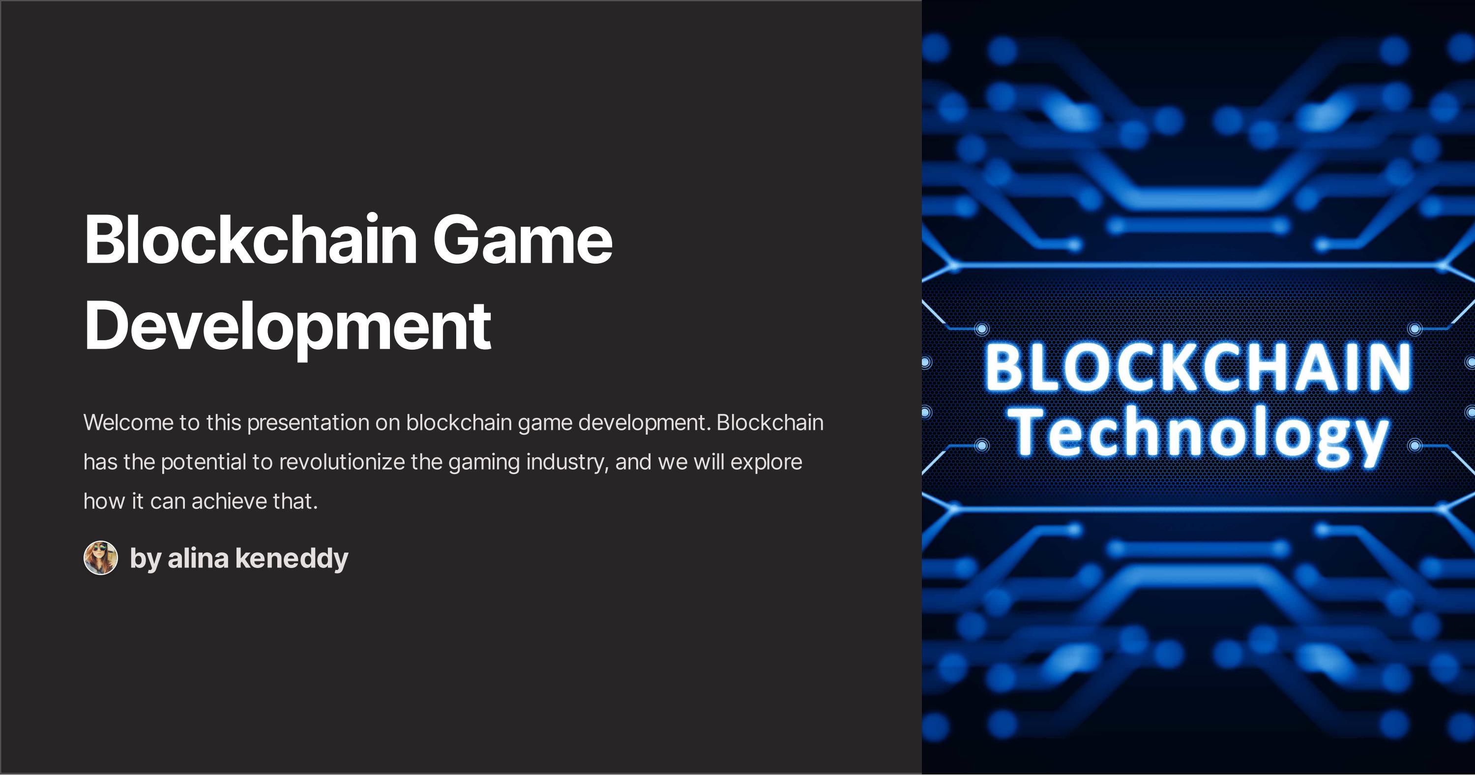 Blockchain Game Development Services And Solutions By Gamesdapp Issuu