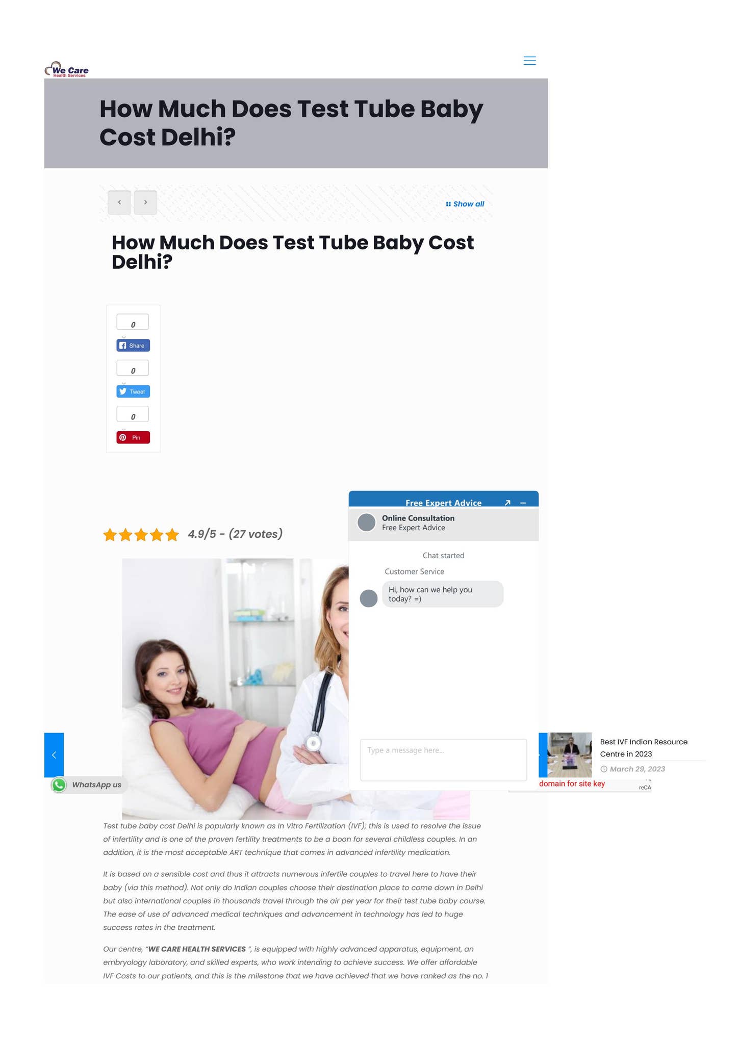 test tube baby cost Delhi by Dynamic Fertility & IVF Center - Issuu