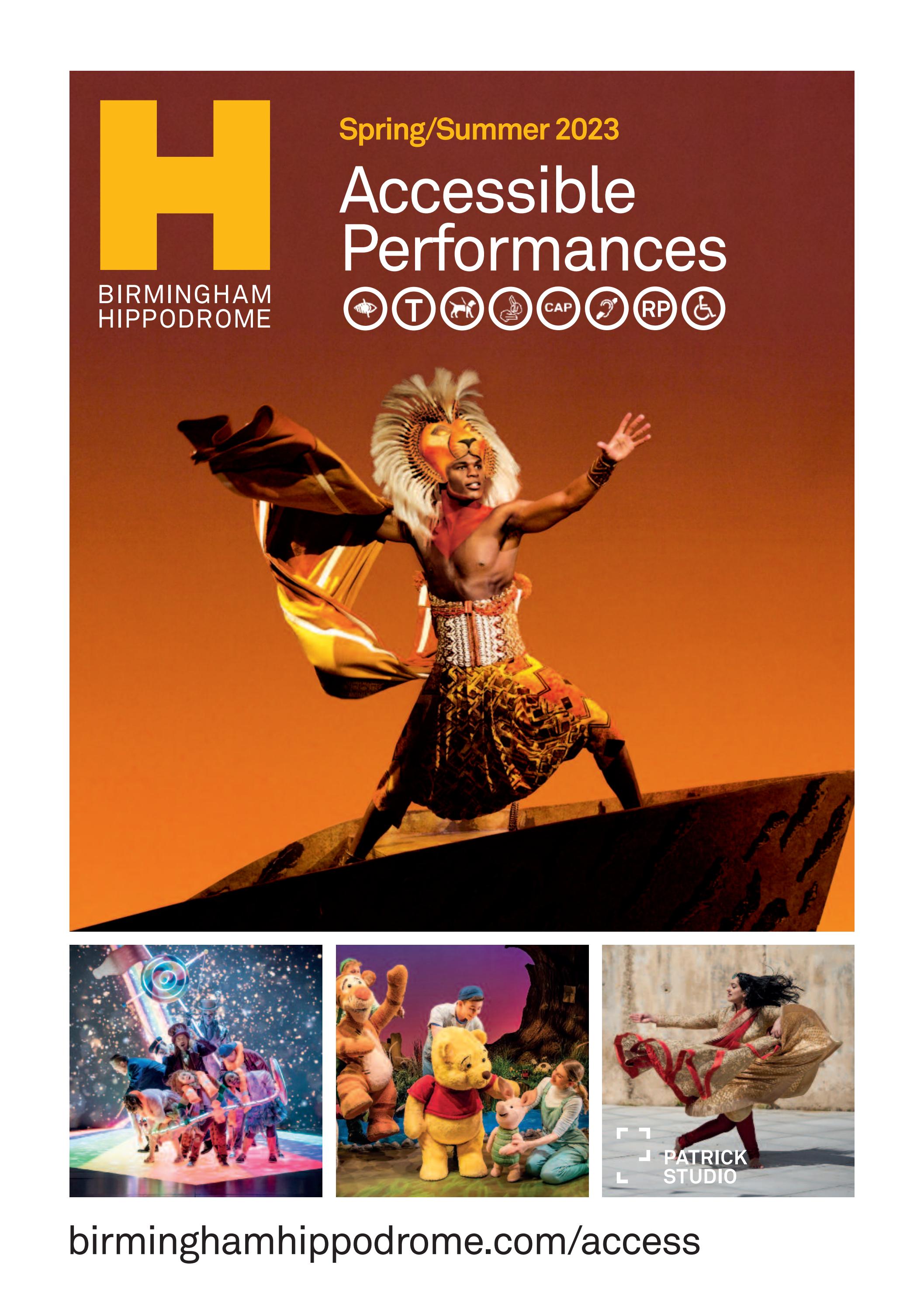 Access brochure Spring/Summer 23 by Birmingham Hippodrome - Issuu