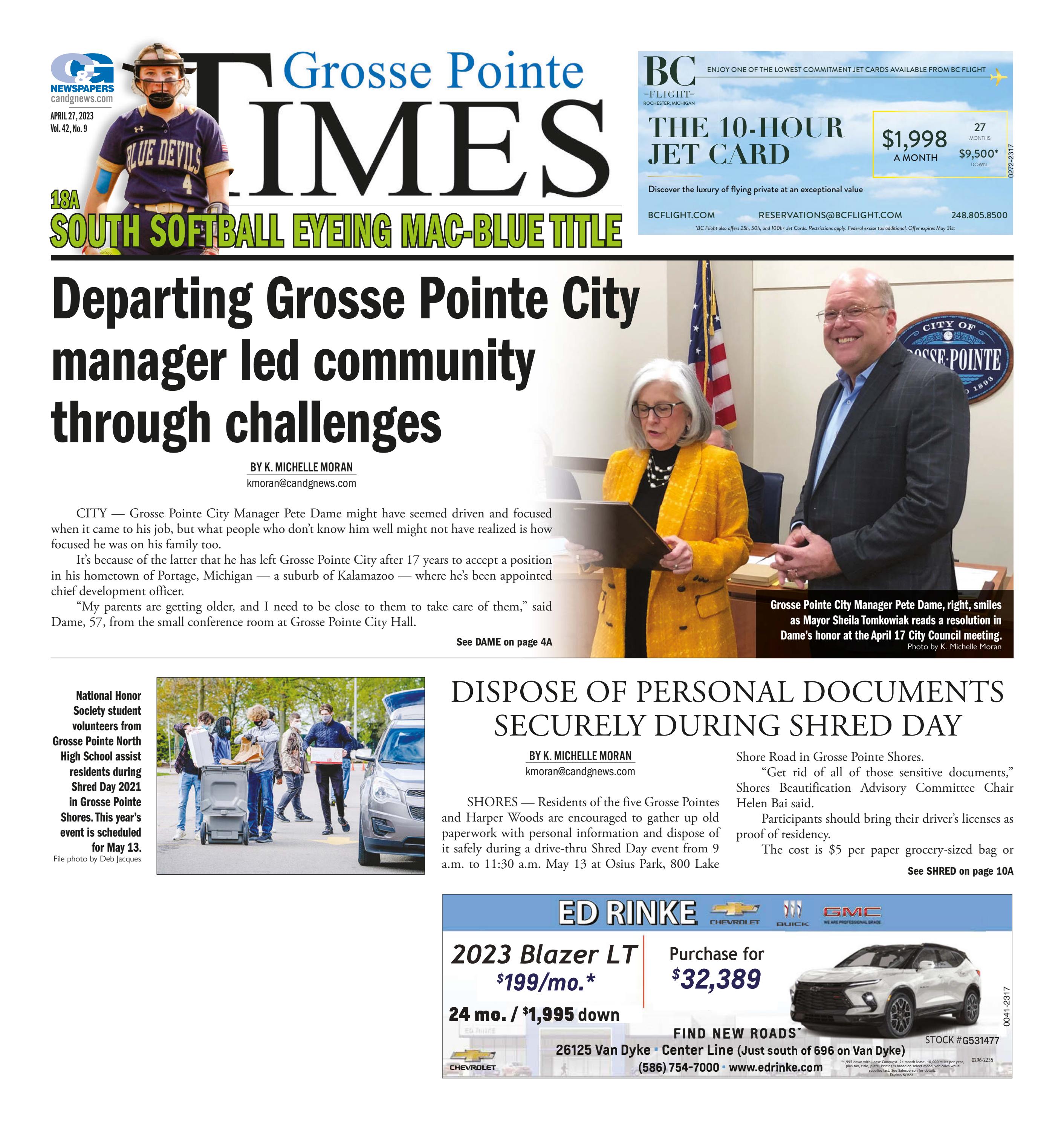4/27/23 Grosse Pointe Times by C & G Newspapers - Issuu