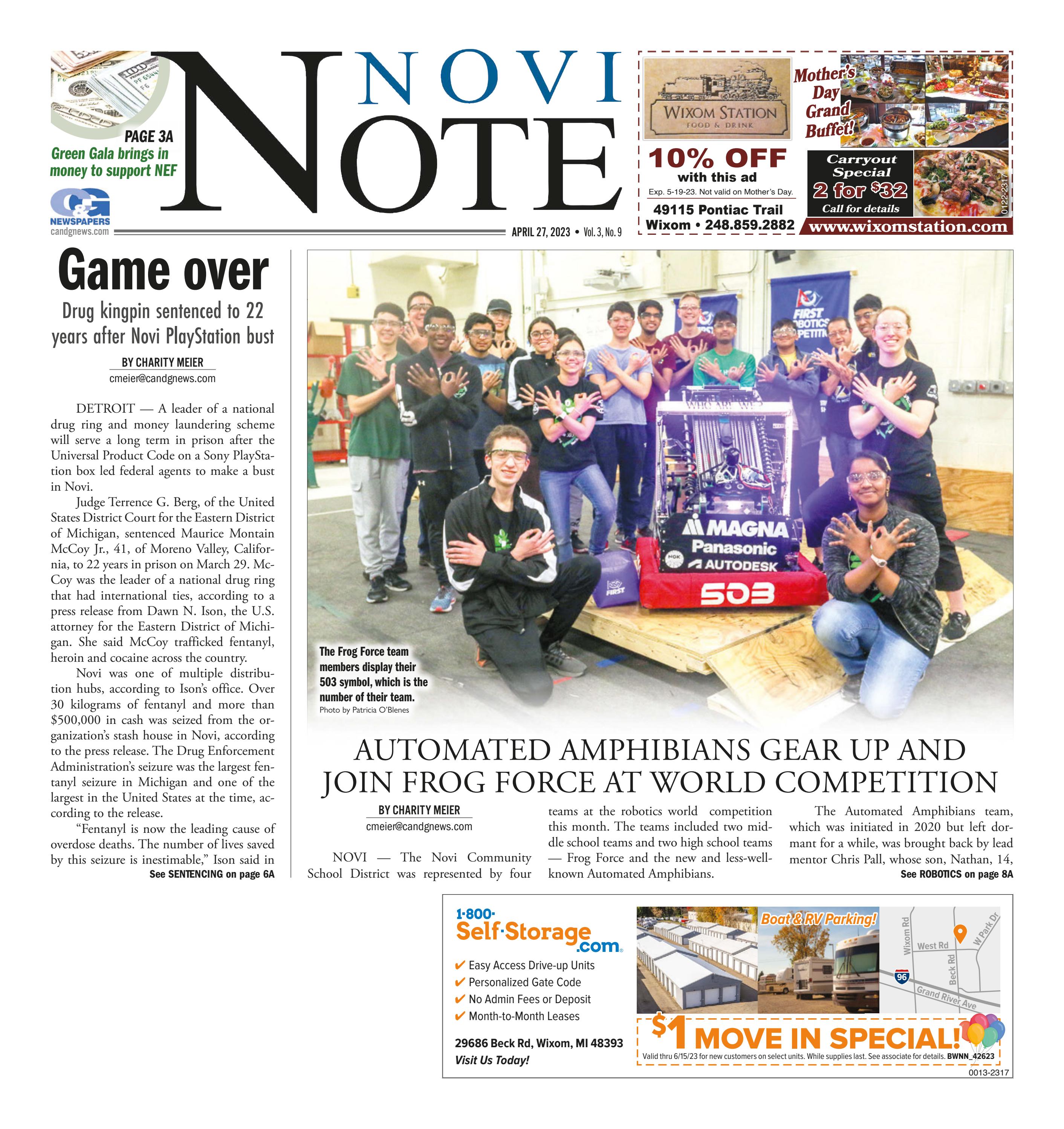 4/27/23 Novi Note by C & G Newspapers - Issuu