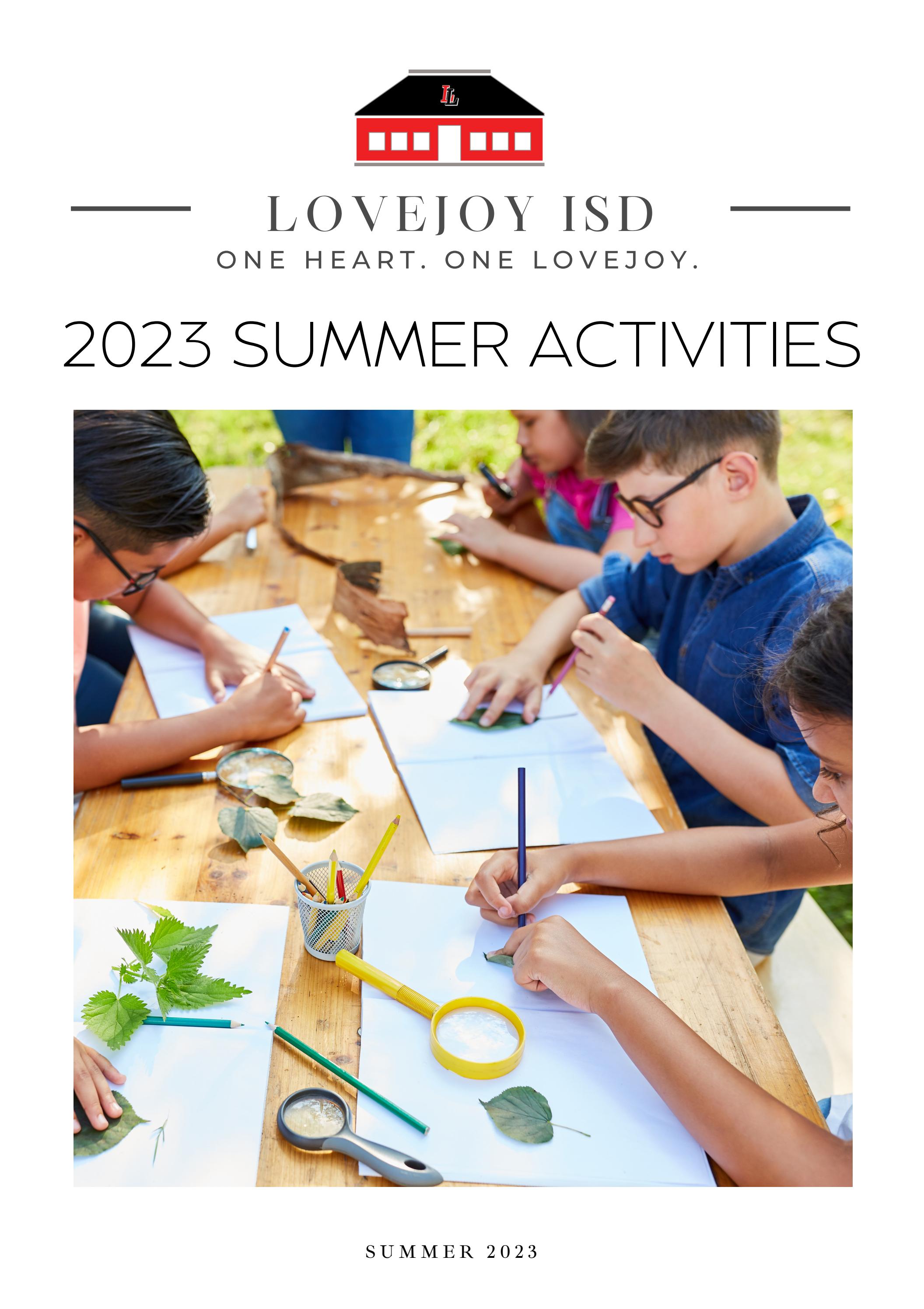 Lovejoy ISD 2023 Summer Activities by Lovejoy ISD - Issuu