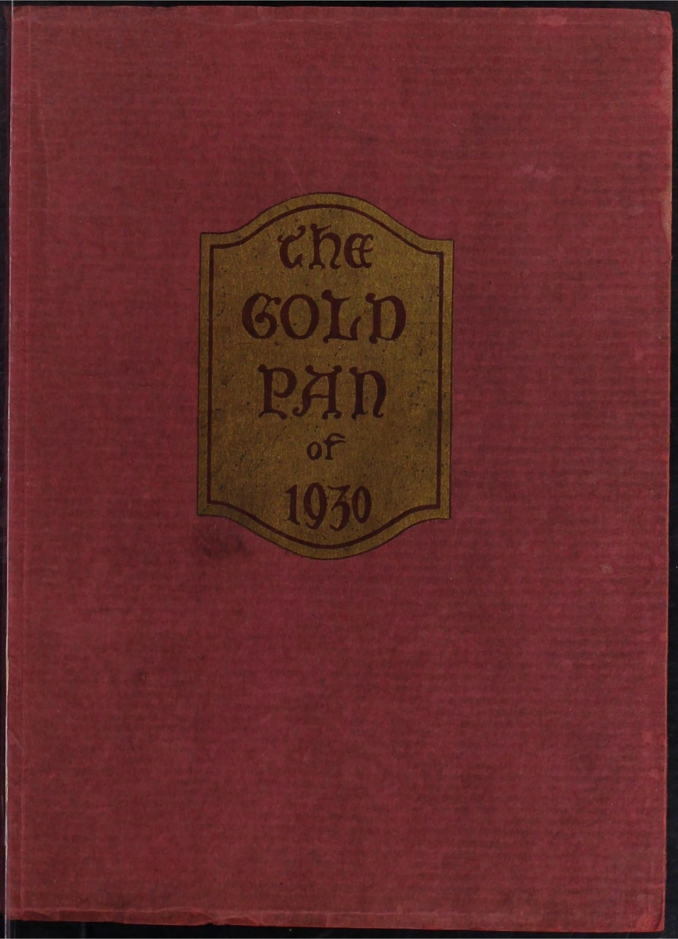 GHS Yearbook - 1930 by City of Golden - Issuu