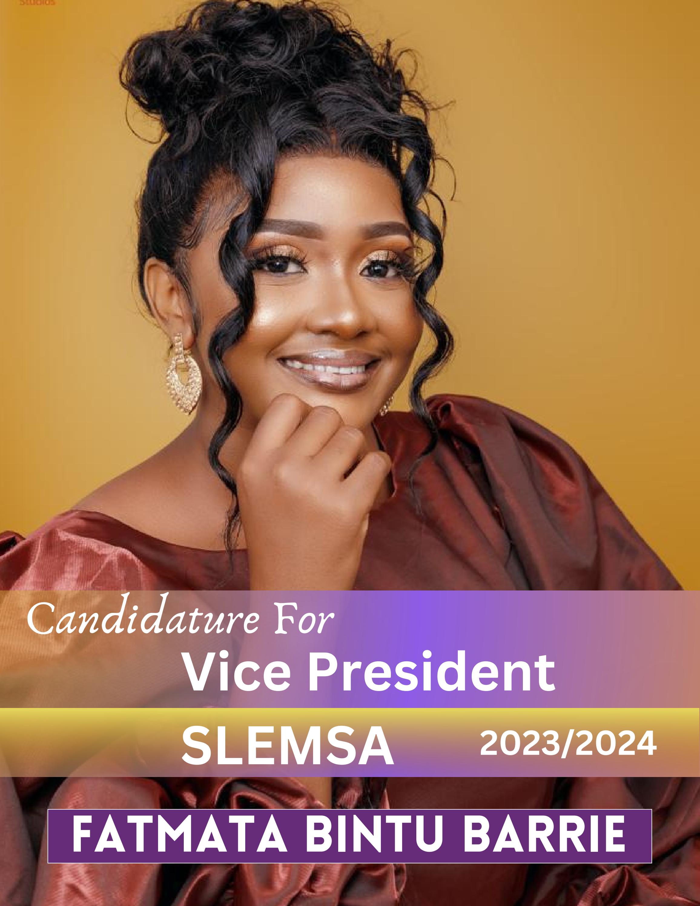 FATMATA BINTU BARRIE - Candidature for Vice President, EB 2022/23 by ...