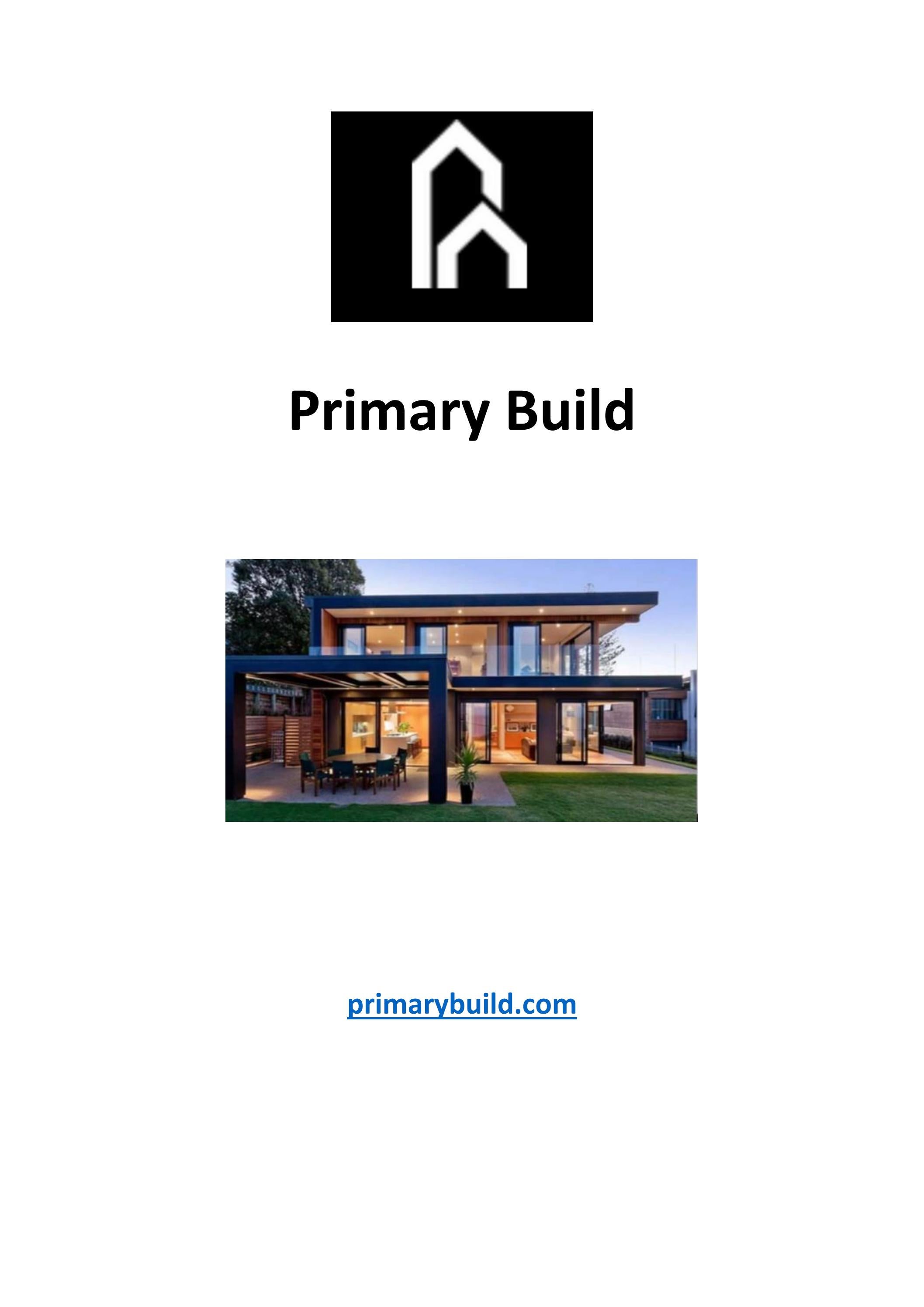 Primary Build by PrimaryBuild - Issuu