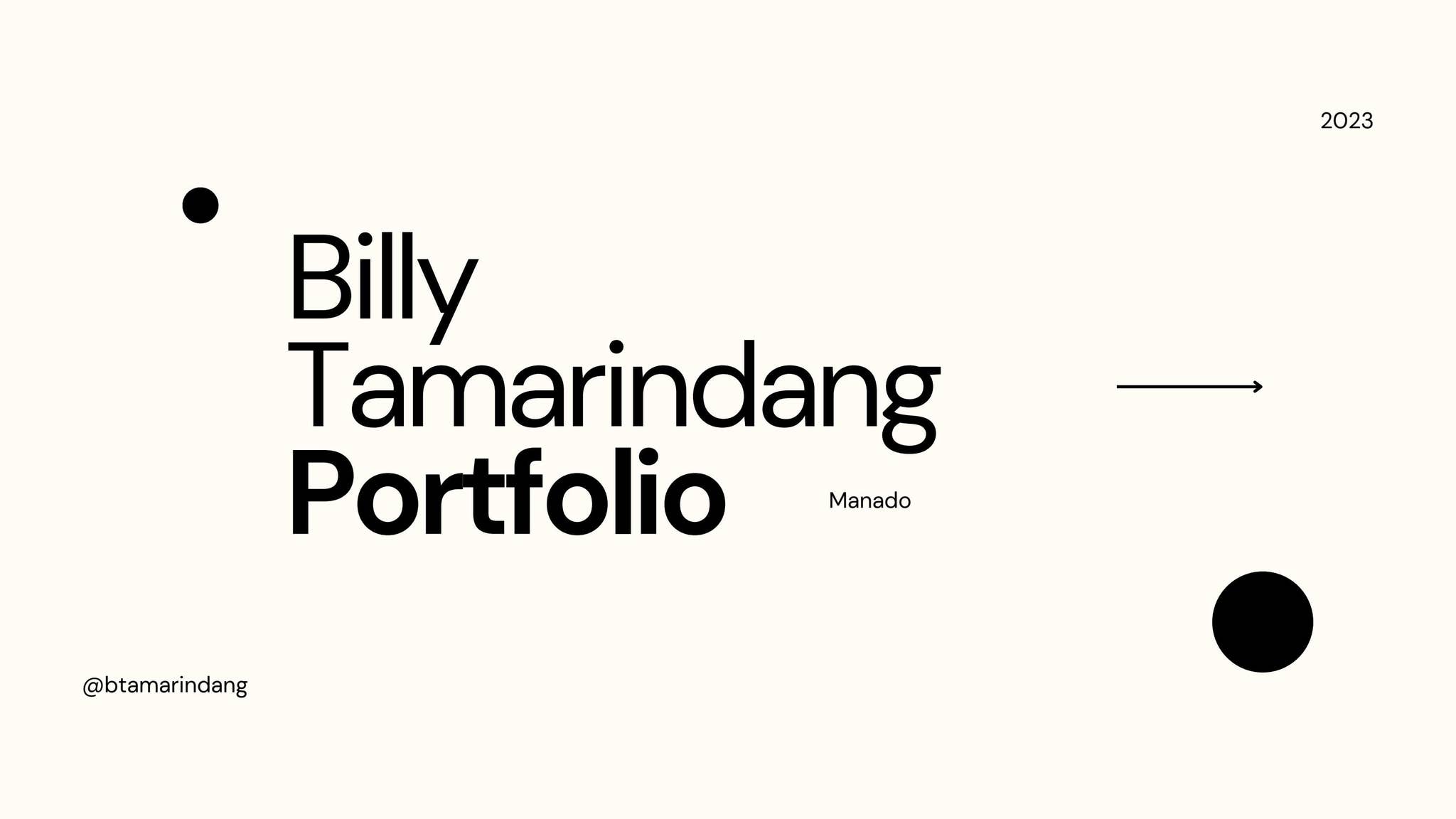 Portfolio Billy Tamarindang by Billy Tamarindang - Issuu