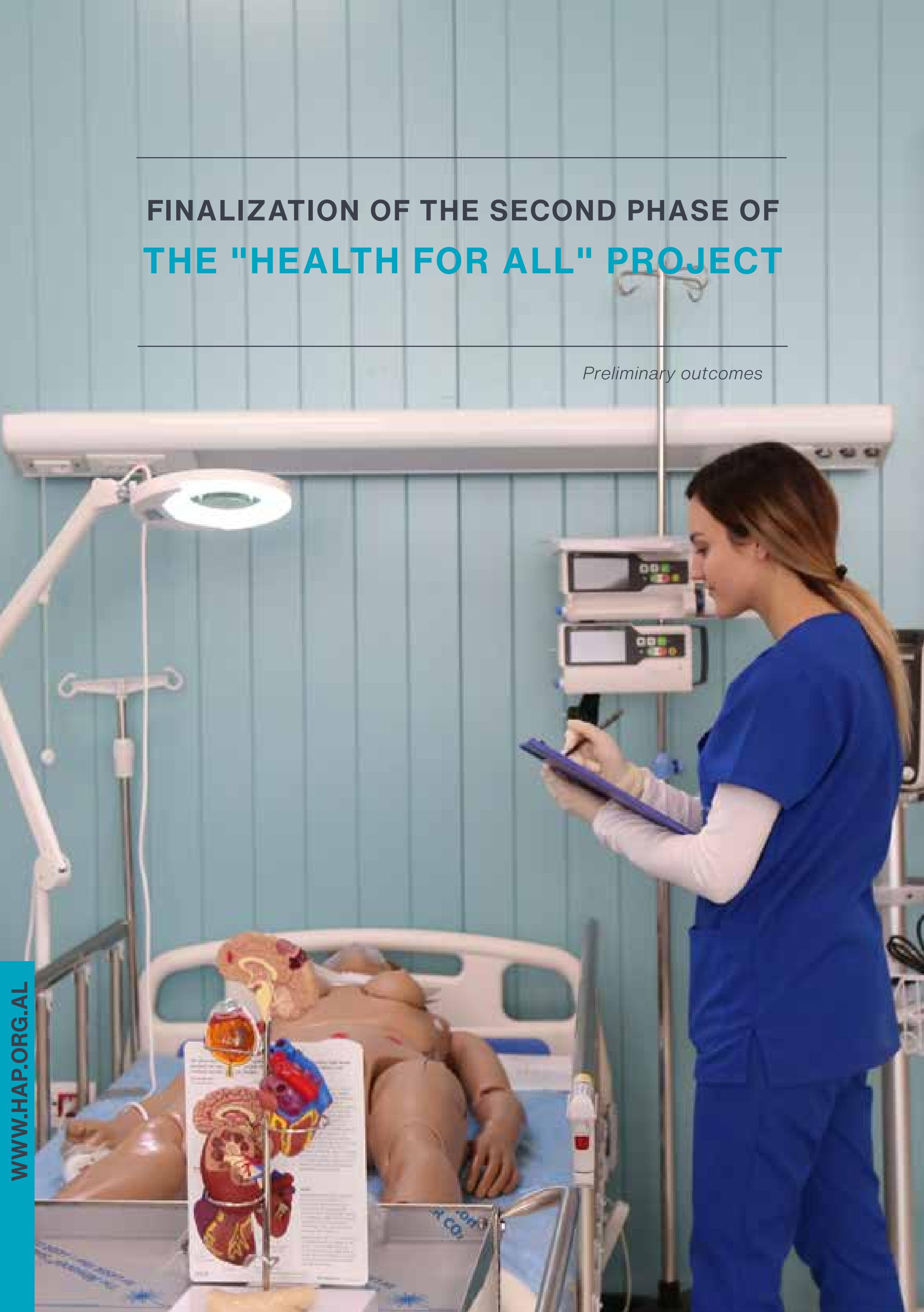 Health for All Project, Albania - Finalization of the second phase by ...