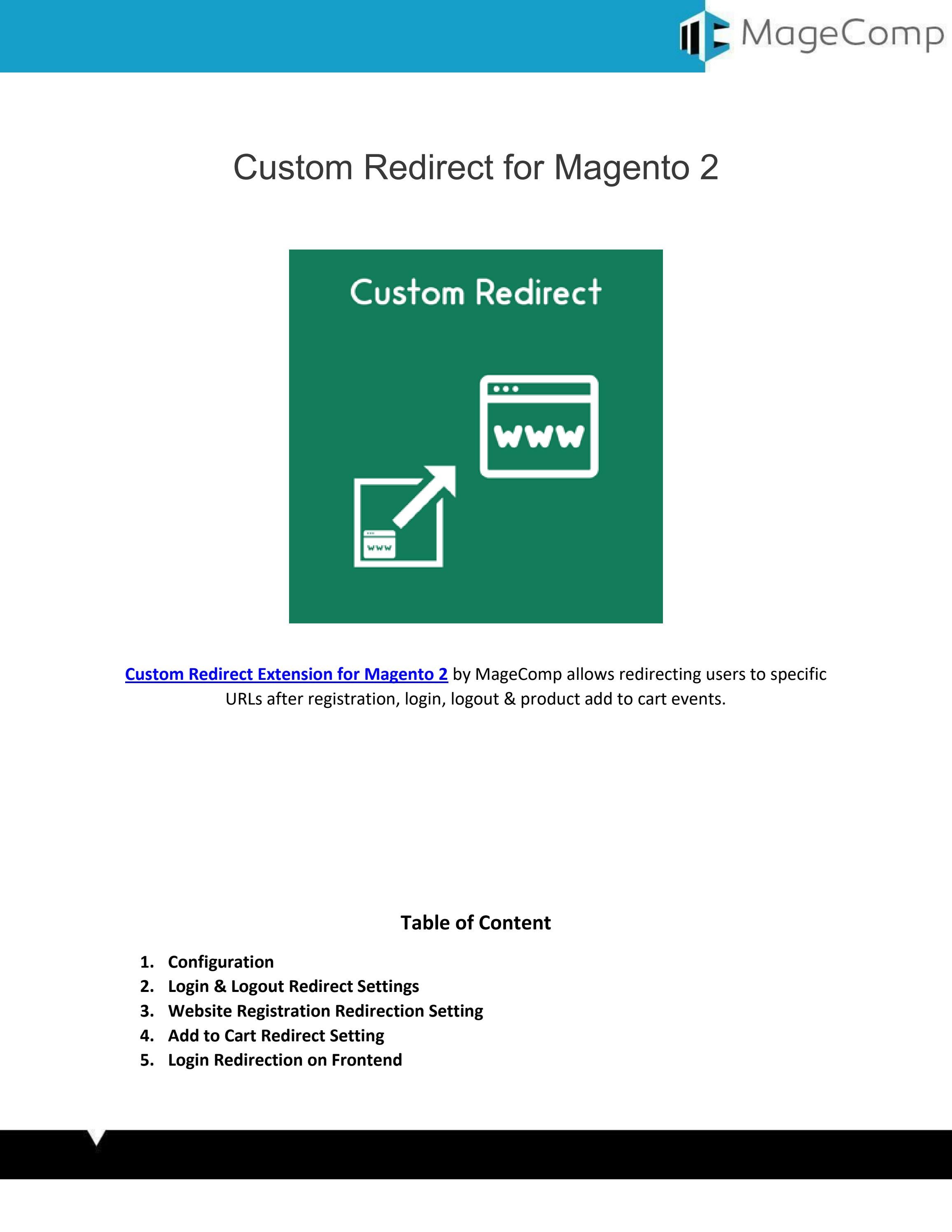 Magento 2 Custom Redirect Extension by MageComp - Issuu