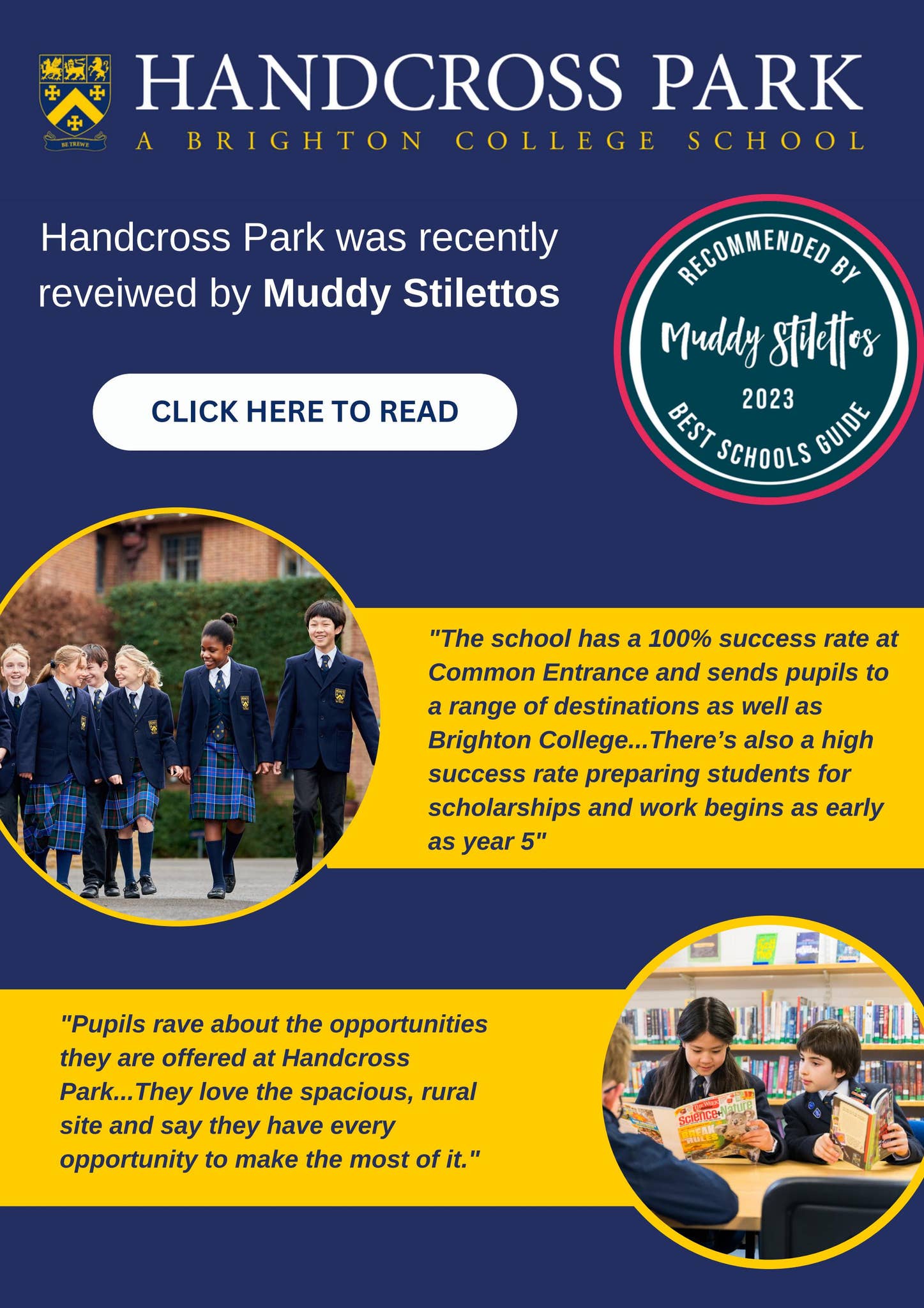 Muddy Stilettos Review Prep School by Brighton College Prep Handcross ...