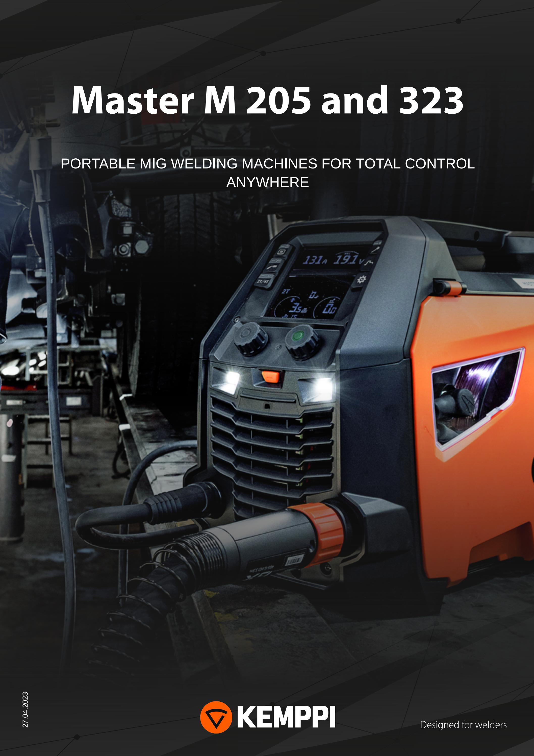Kemppi Master M 205 and 323 by United Welding Supplies - Issuu