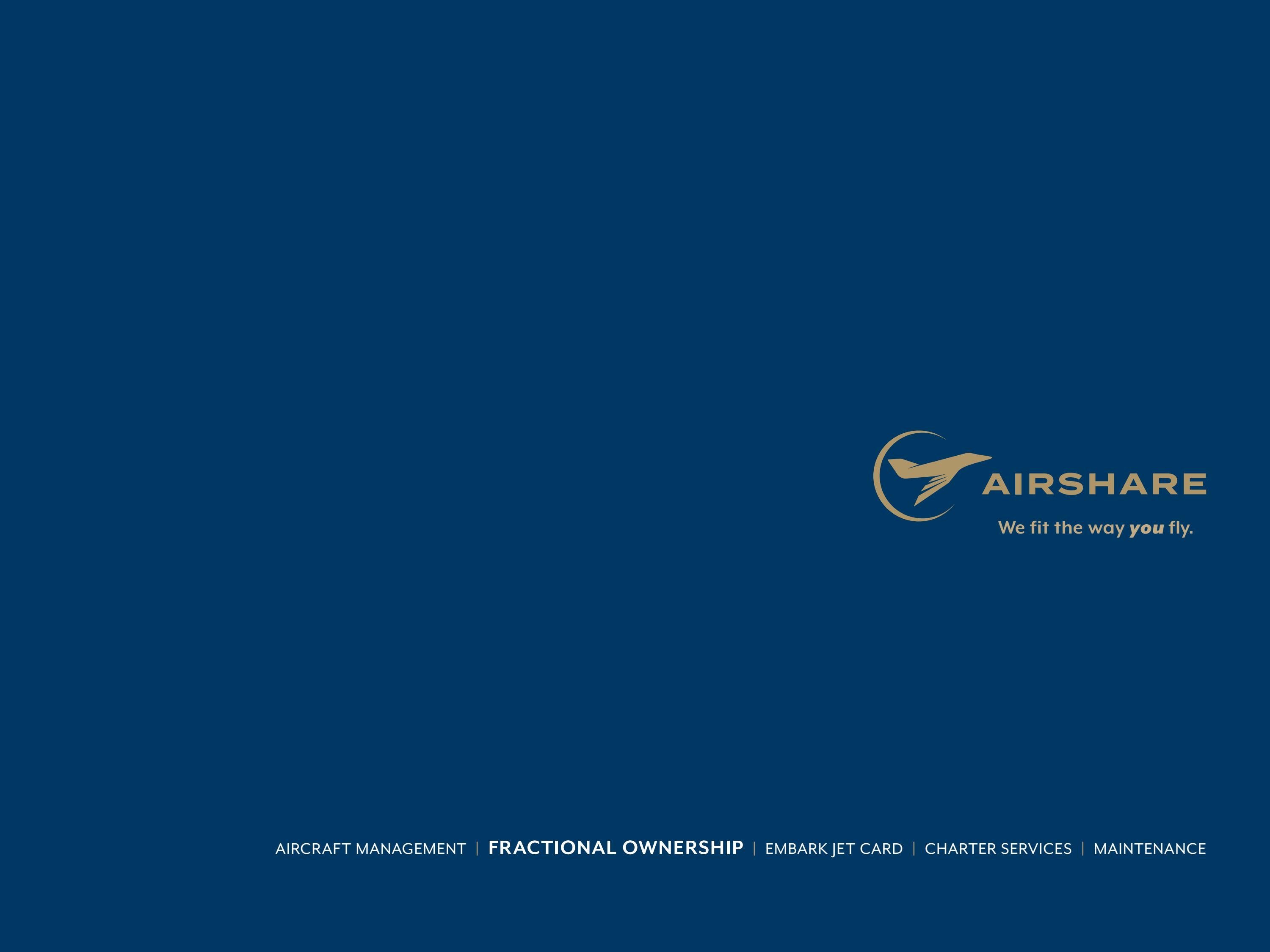 Airshare Fractional Programs by Airshare - Issuu