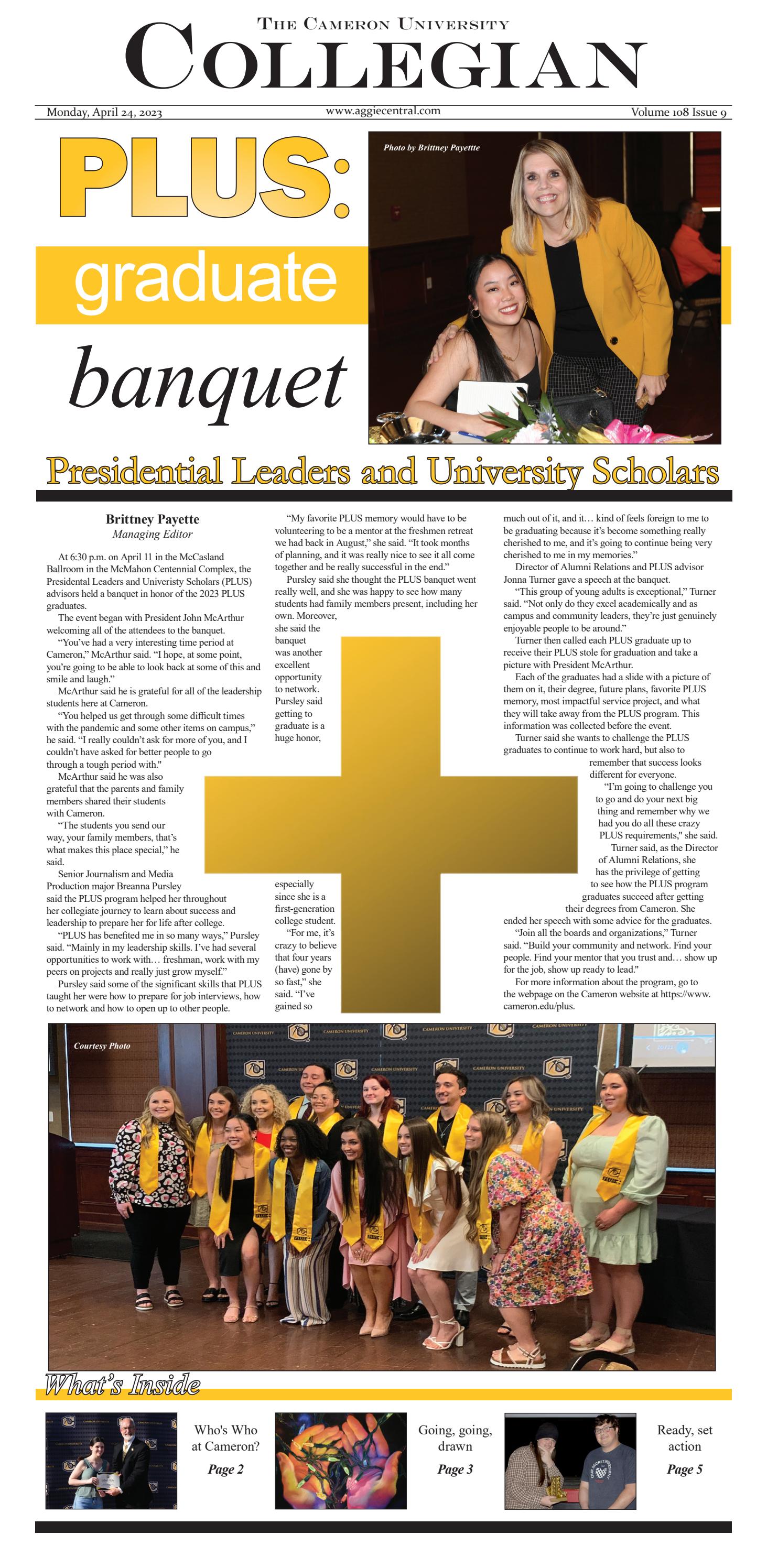 The Cameron Collegian - April 24th, 2023 by Cameron University ...
