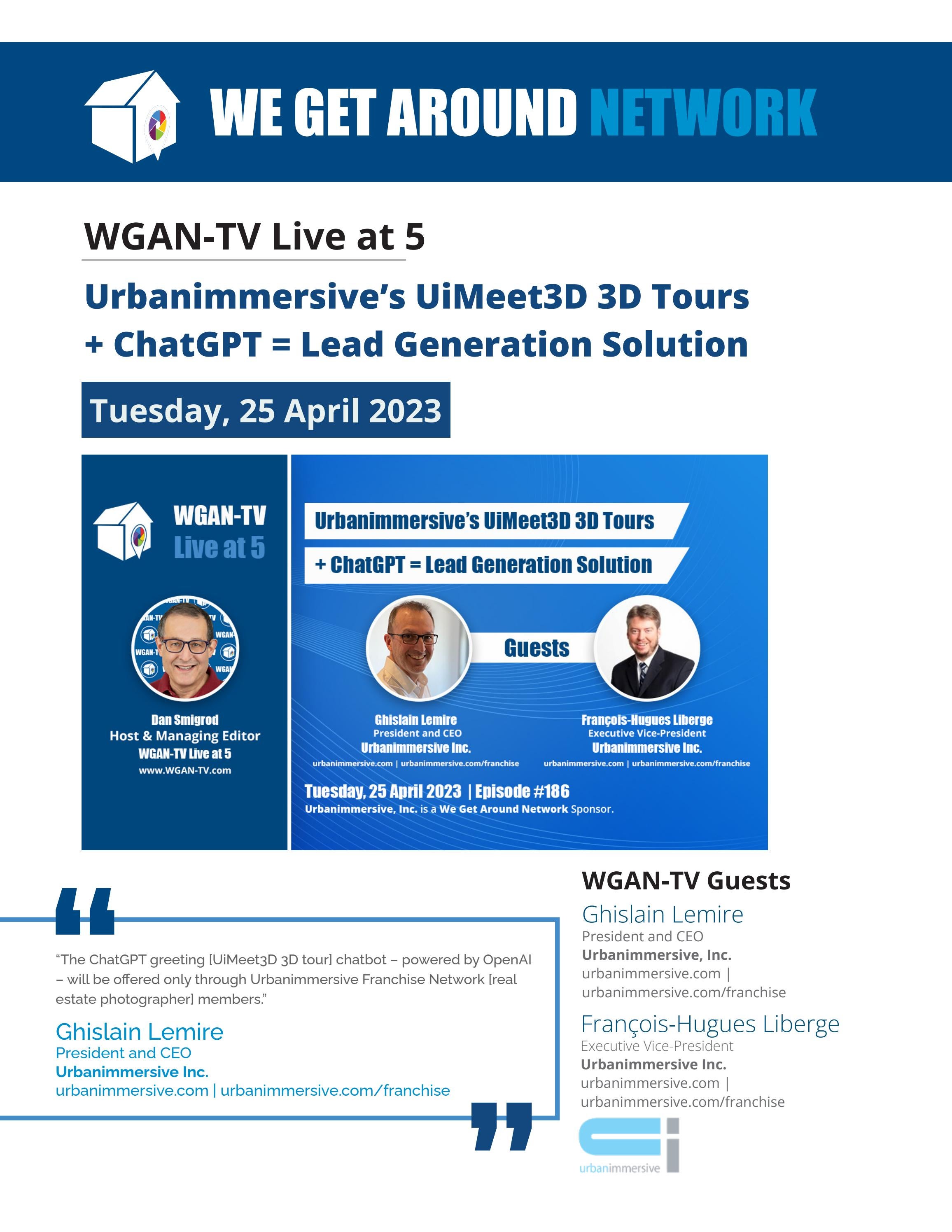 186-WGAN-TV | Urbanimmersive's UiMeet3D Tours + ChatGPT = Lead ...