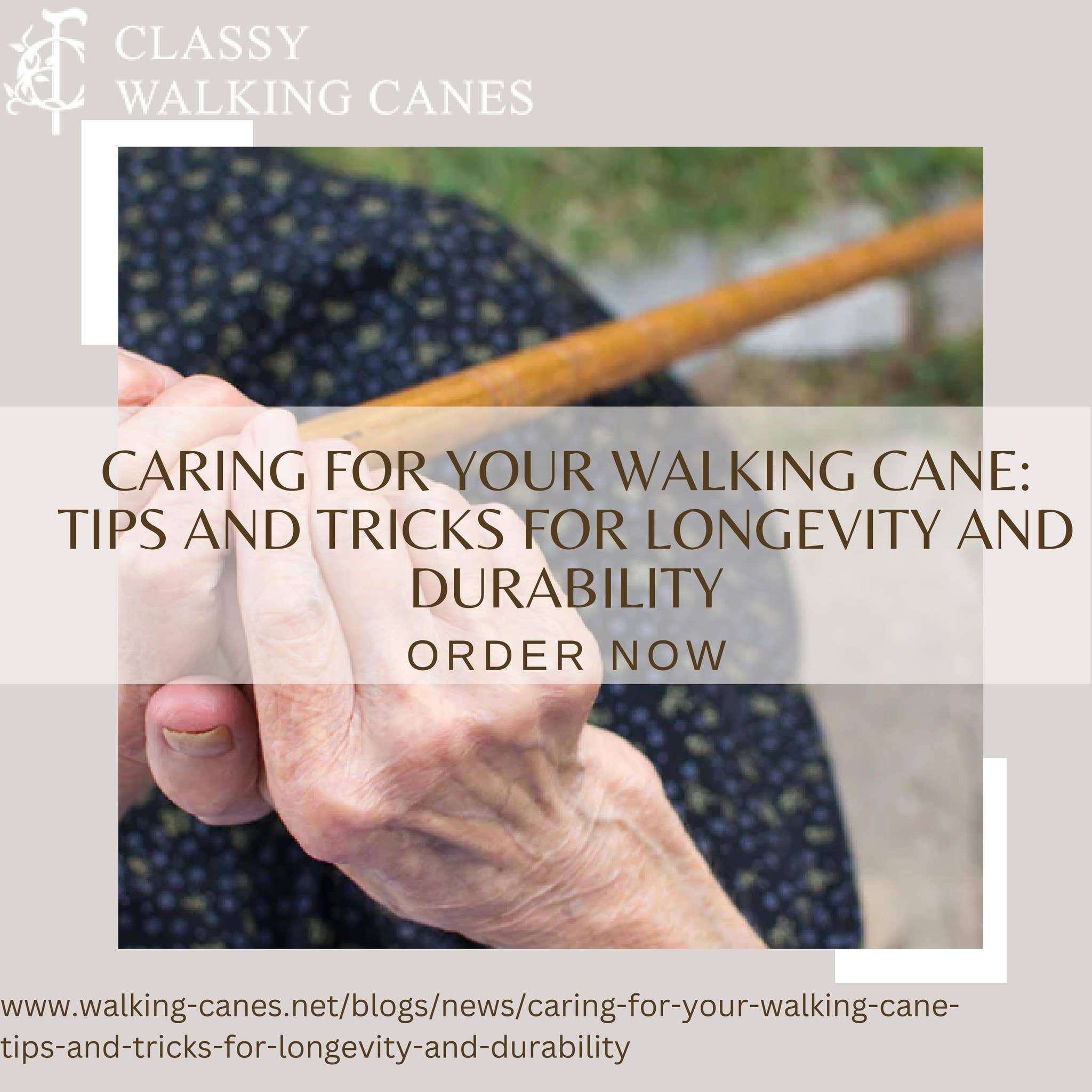 Take care of your walking cane and it will take care of you. by Classy ...