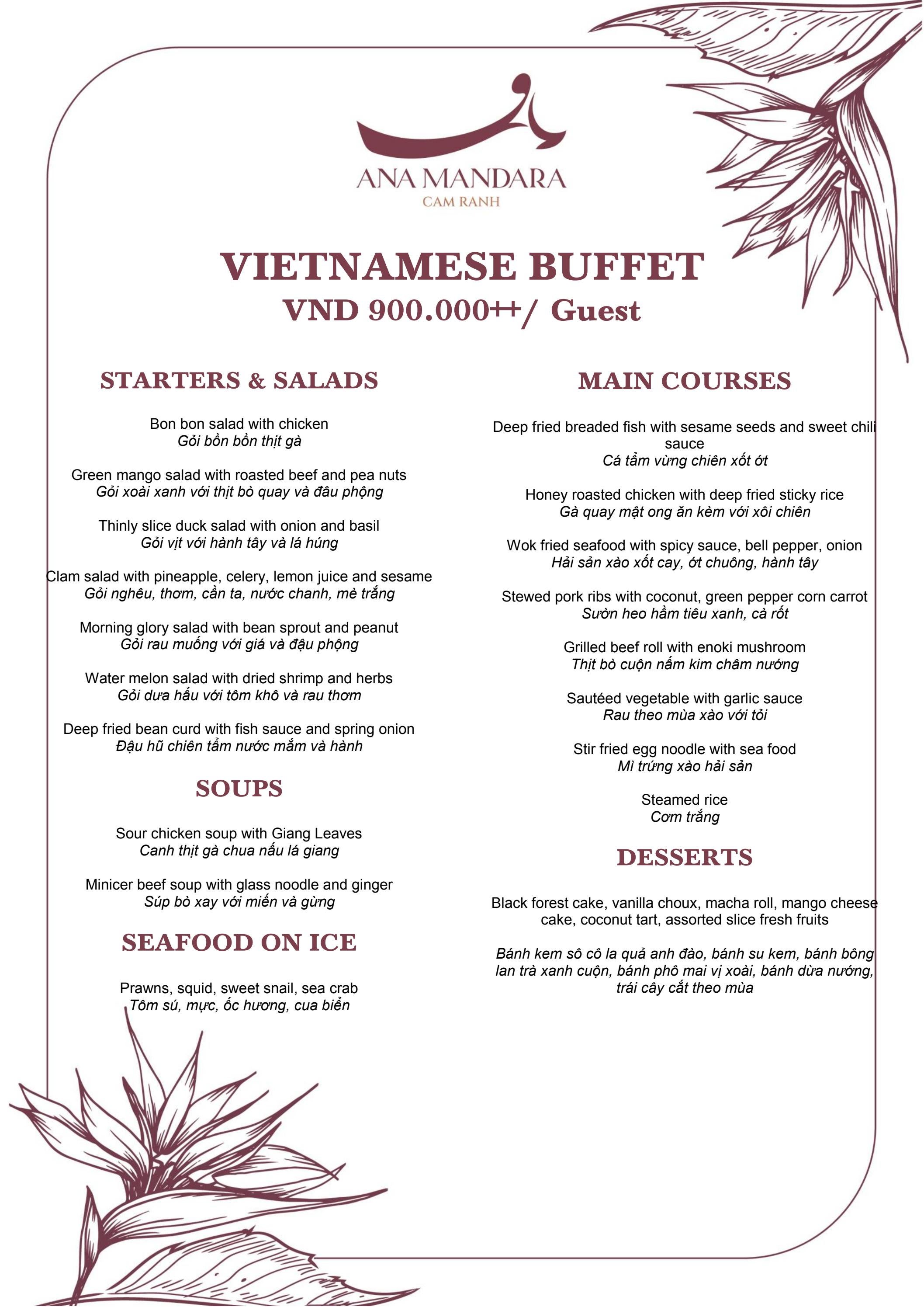 Vietnamese Buffet by Ana Mandara Cam Ranh - Issuu