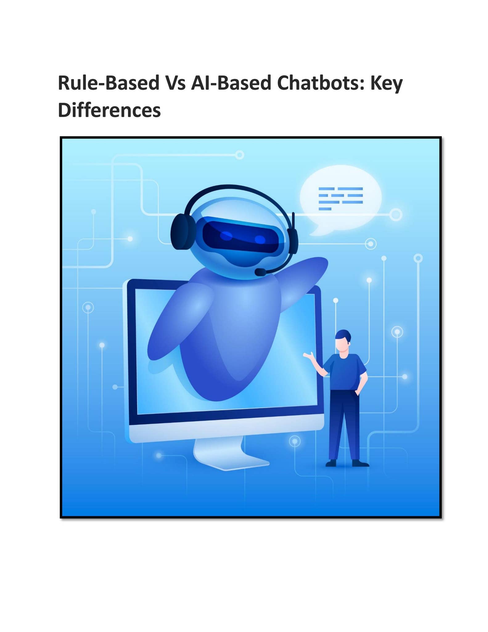 Rule-Based Vs AI-Based Chatbots: Key Differences by Botgo - AI Chatbot Development Services - Issuu