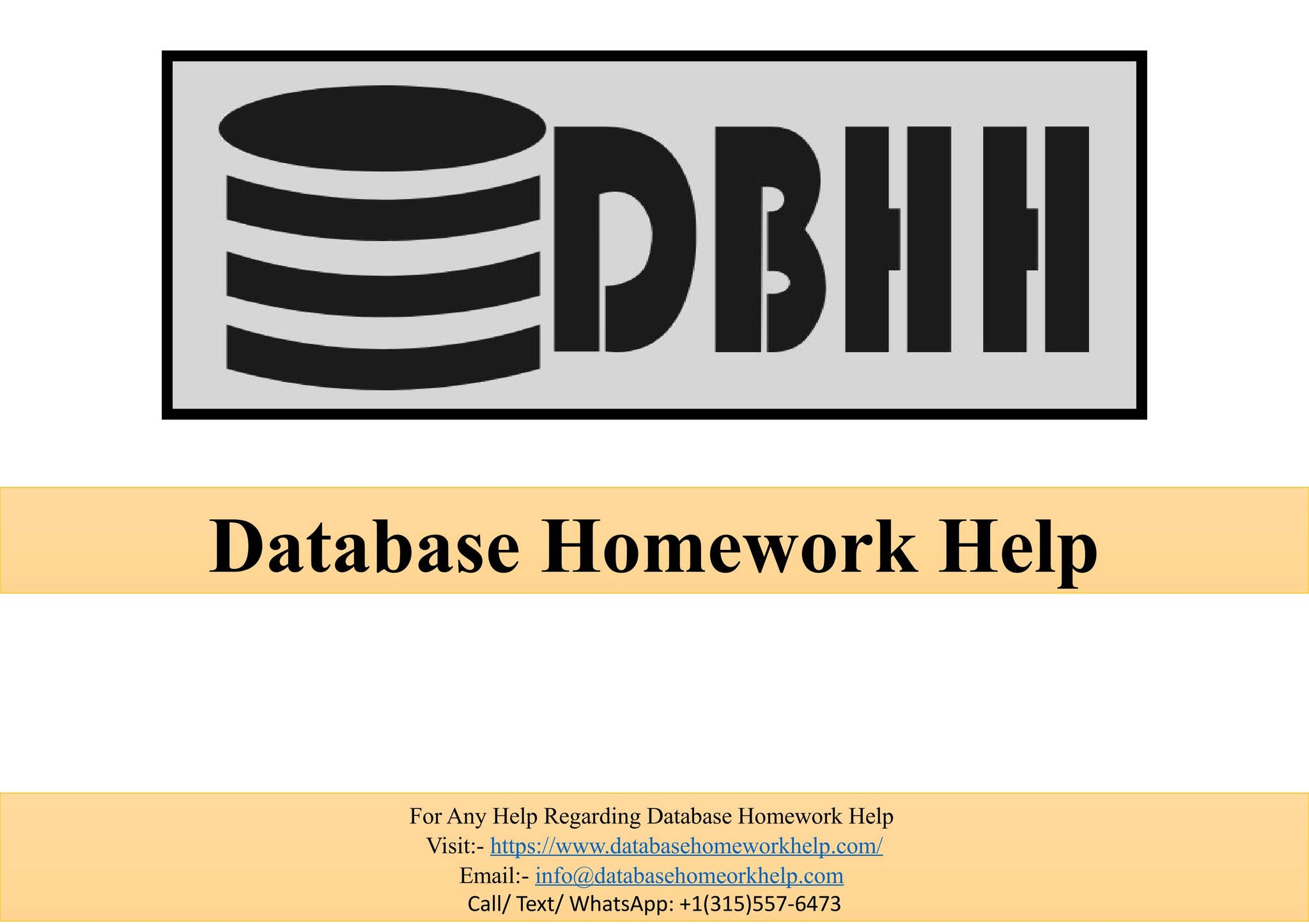 Database Homework Help by Database Homework Help - Issuu