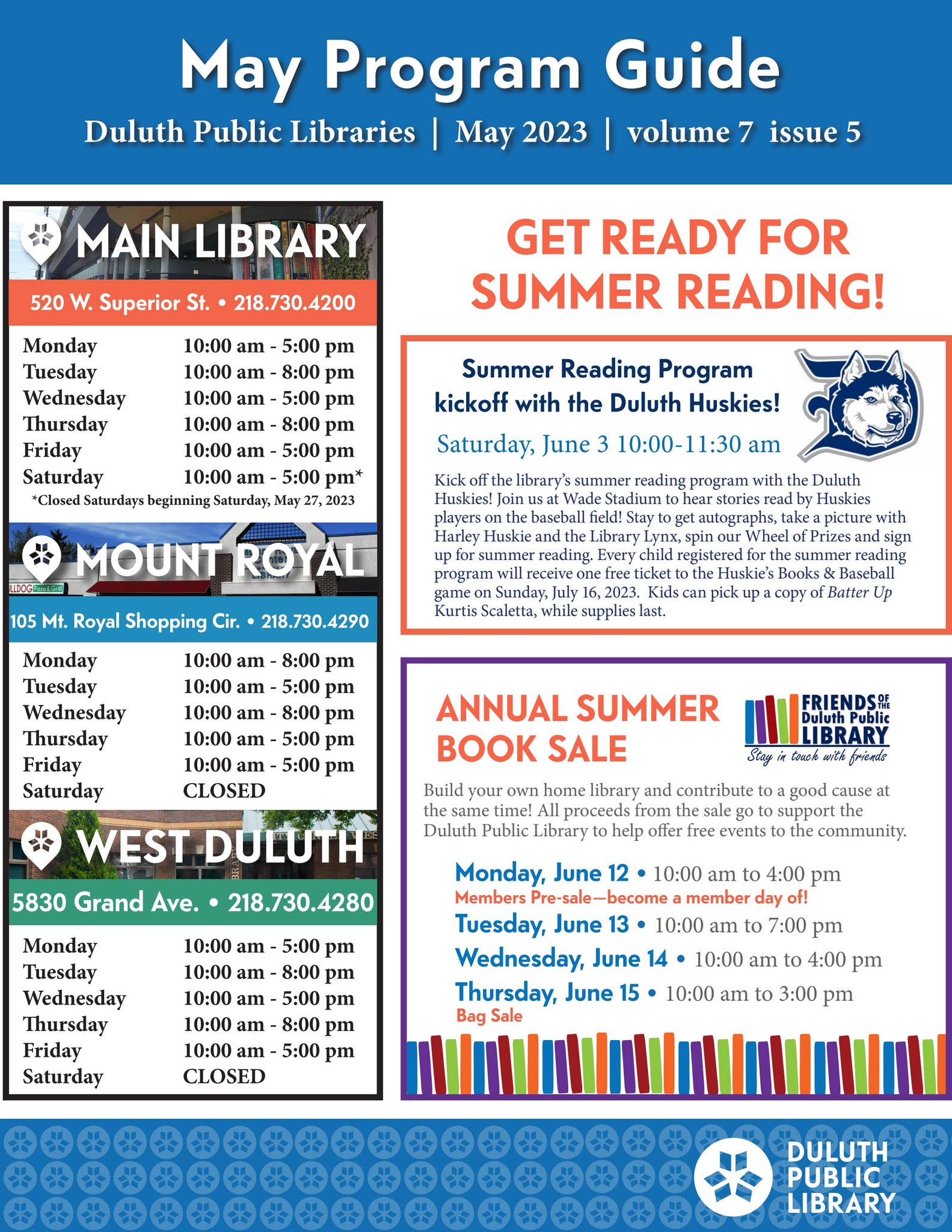 Duluth Public Library Program Guide May 2023 by Duluth Public Library ...