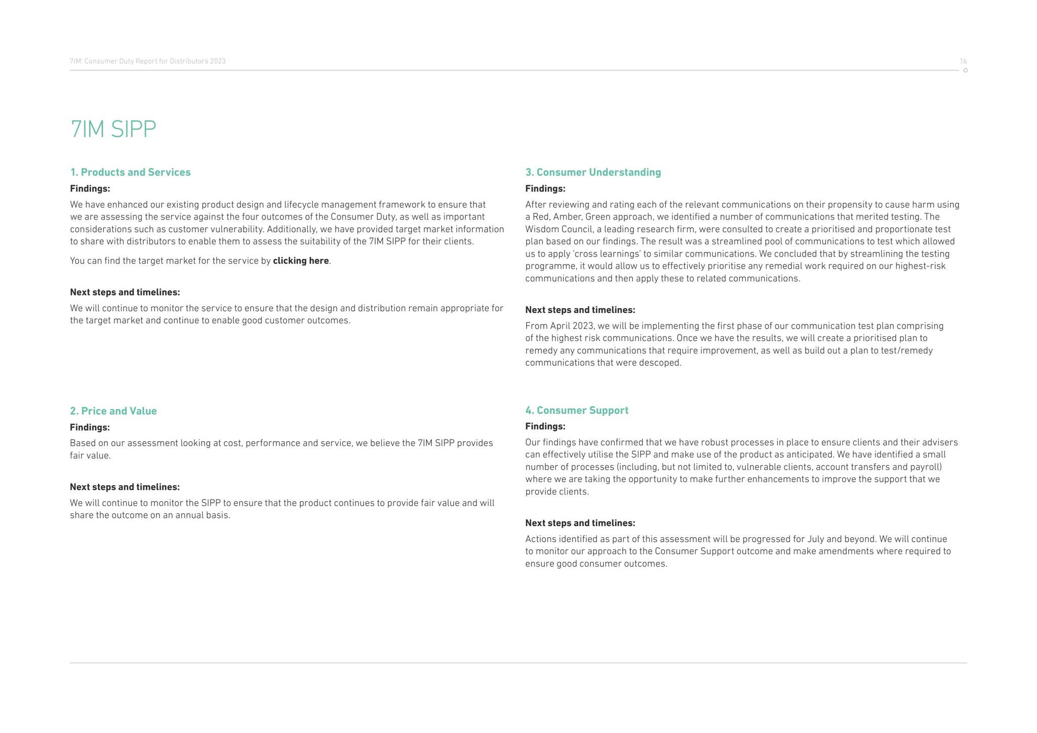 7IM: Consumer Duty Report for Distributors 2023 by Seven Investment ...
