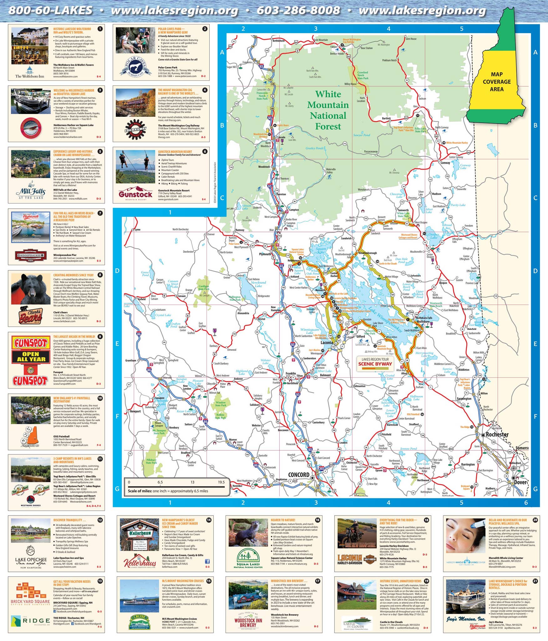 New Hampshire Snowmobile Trail Map