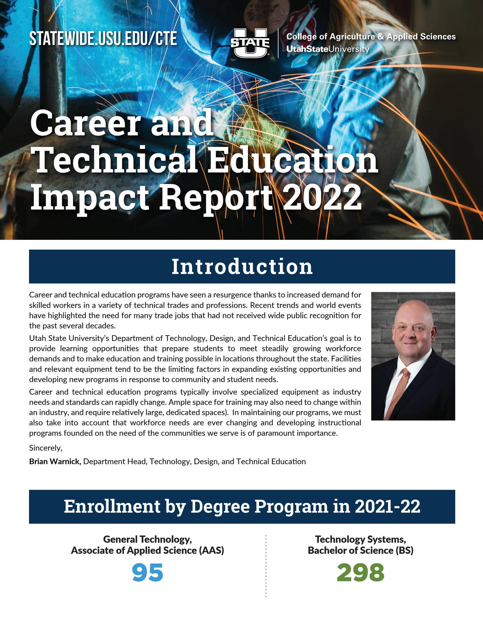 Career and Technical Education Impact Report 2022 | Utah State ...