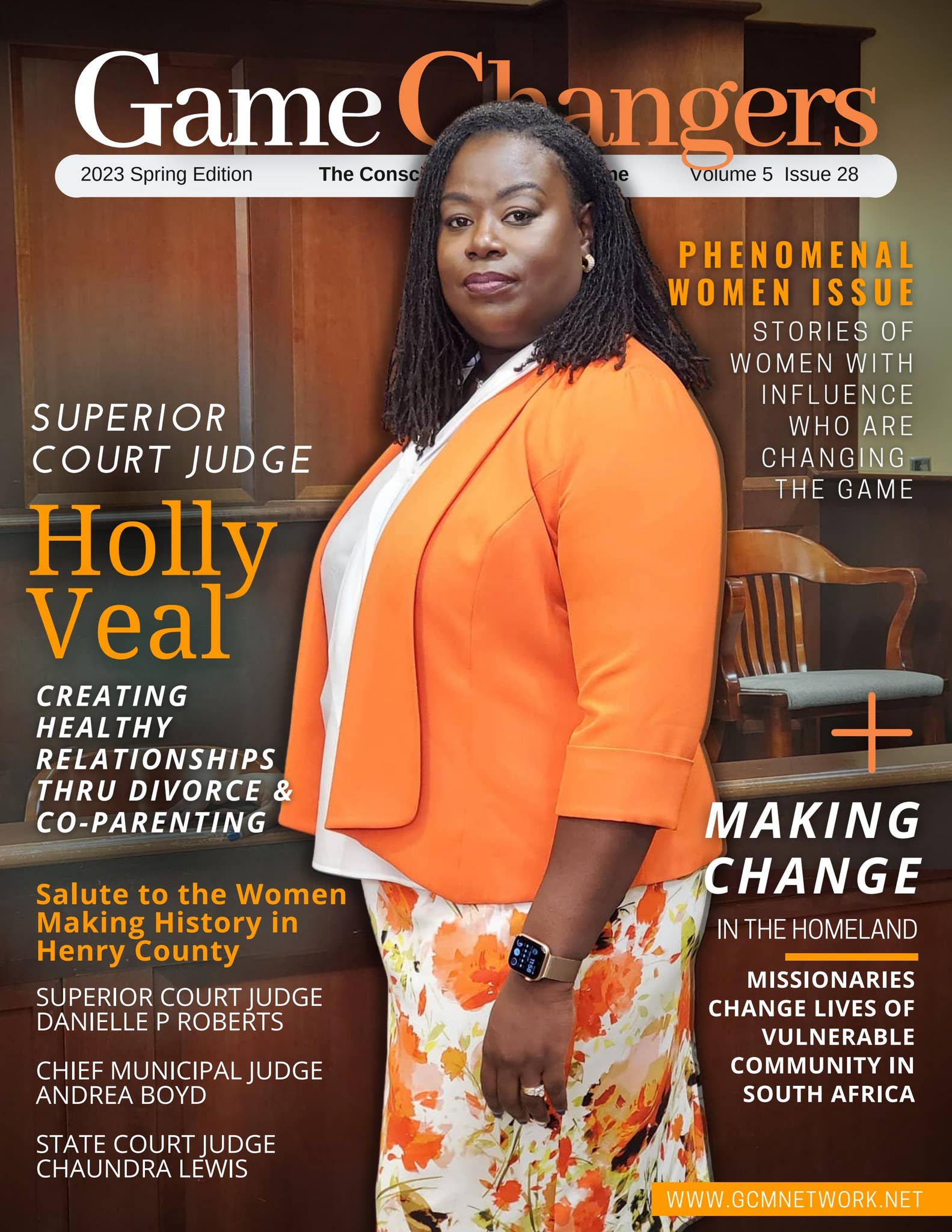 Game Changers Magazine 2023 Spring Edition featuring Judge Holly Veal ...