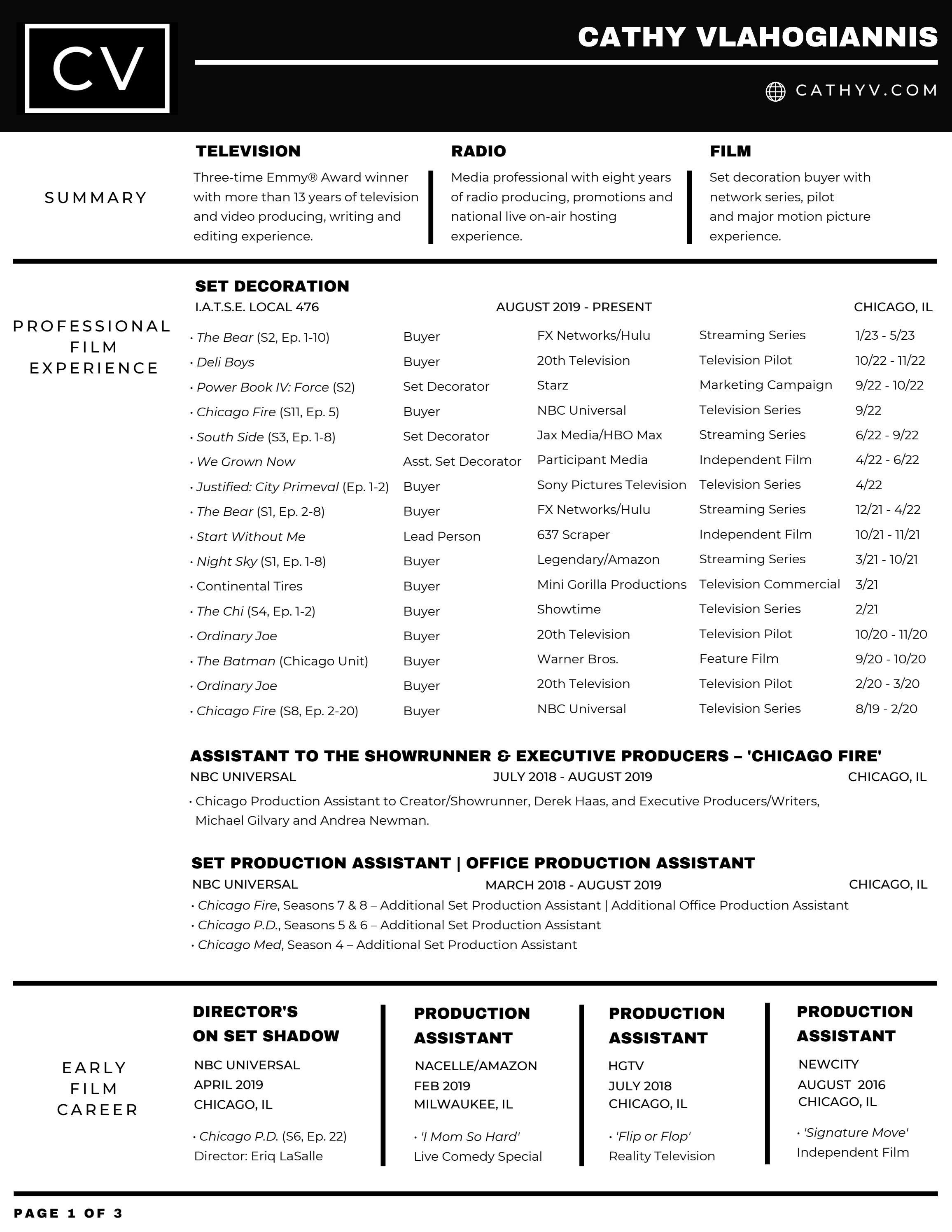 RESUME - Cathy Vlahogiannis by Cathy Vlahogiannis - Issuu