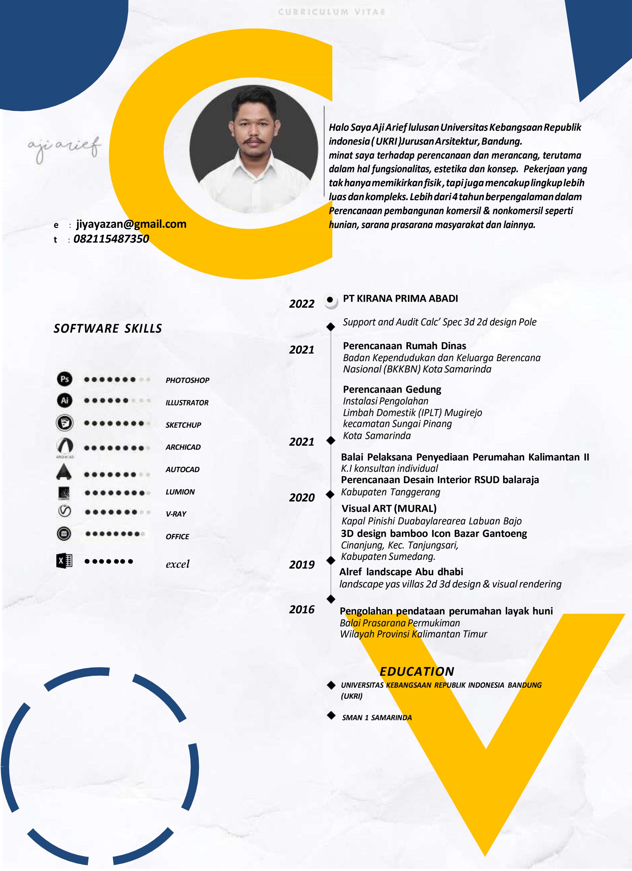 RESUME + PORTFOLIO by AJI ARIEF - Issuu