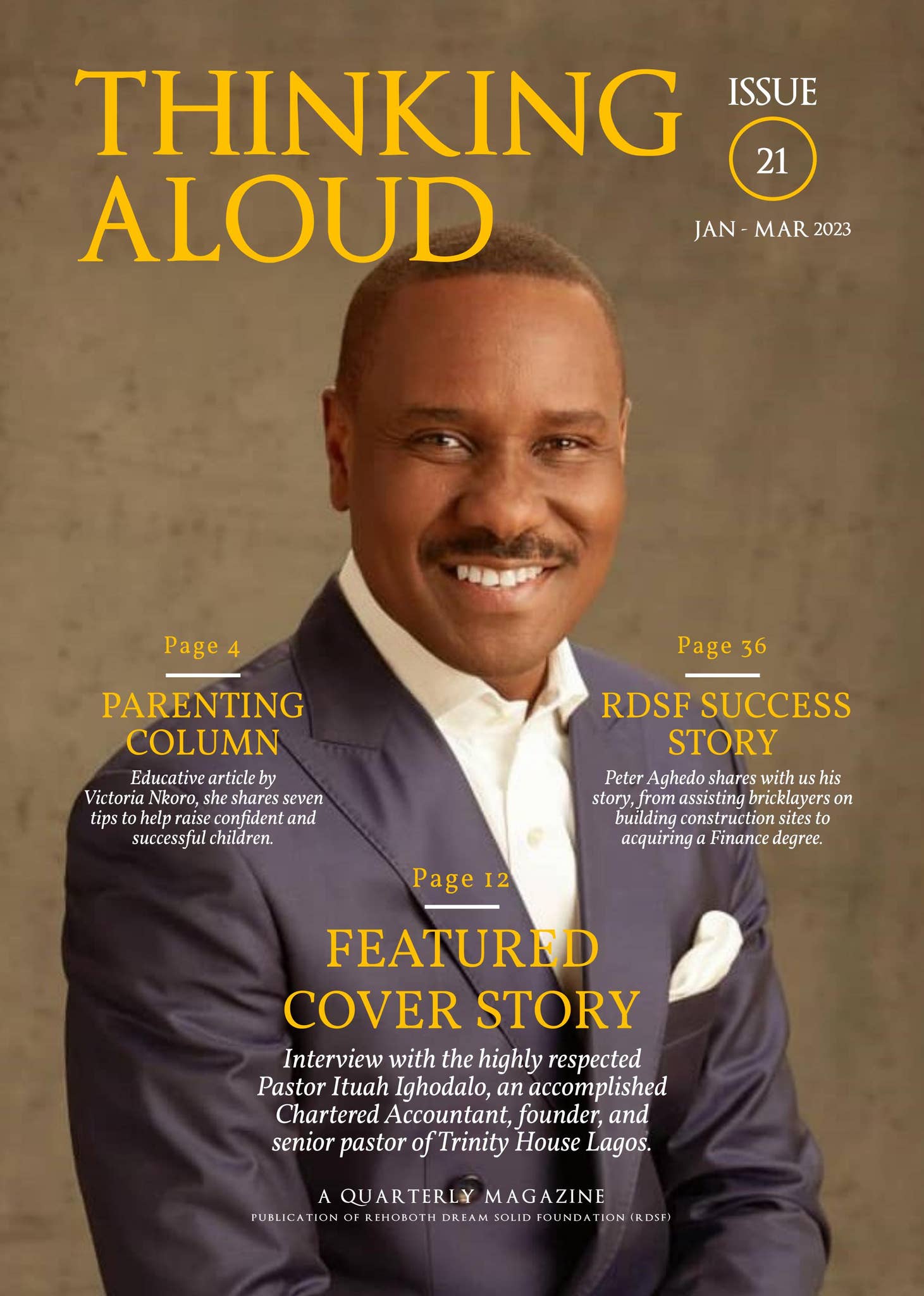 Thinking Aloud Magazine: Jan-Mar 2023 by Thinking Aloud Magazine - Issuu