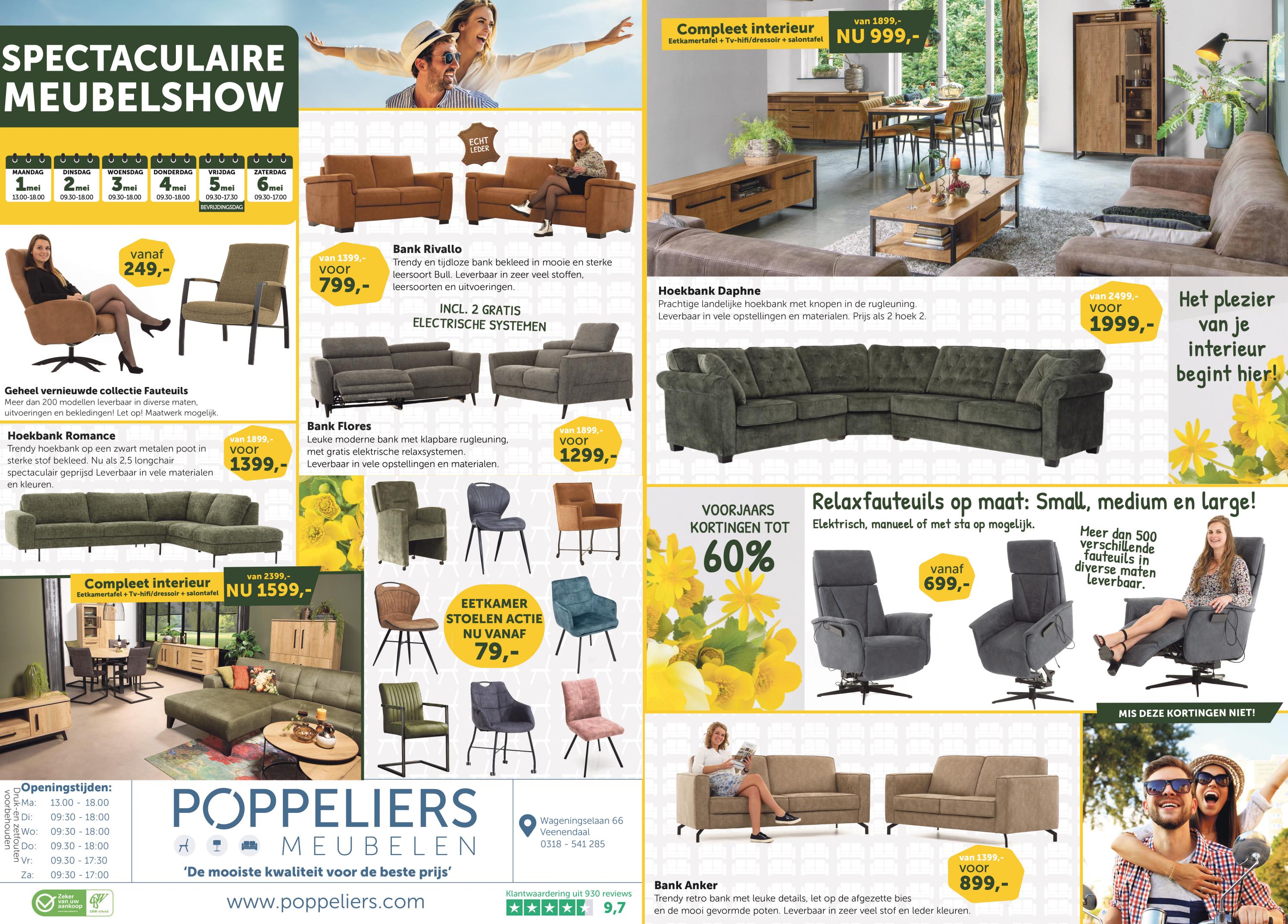 Folder of advertentie Poppeliers Meubelen week 18 by Media Solutions B ...