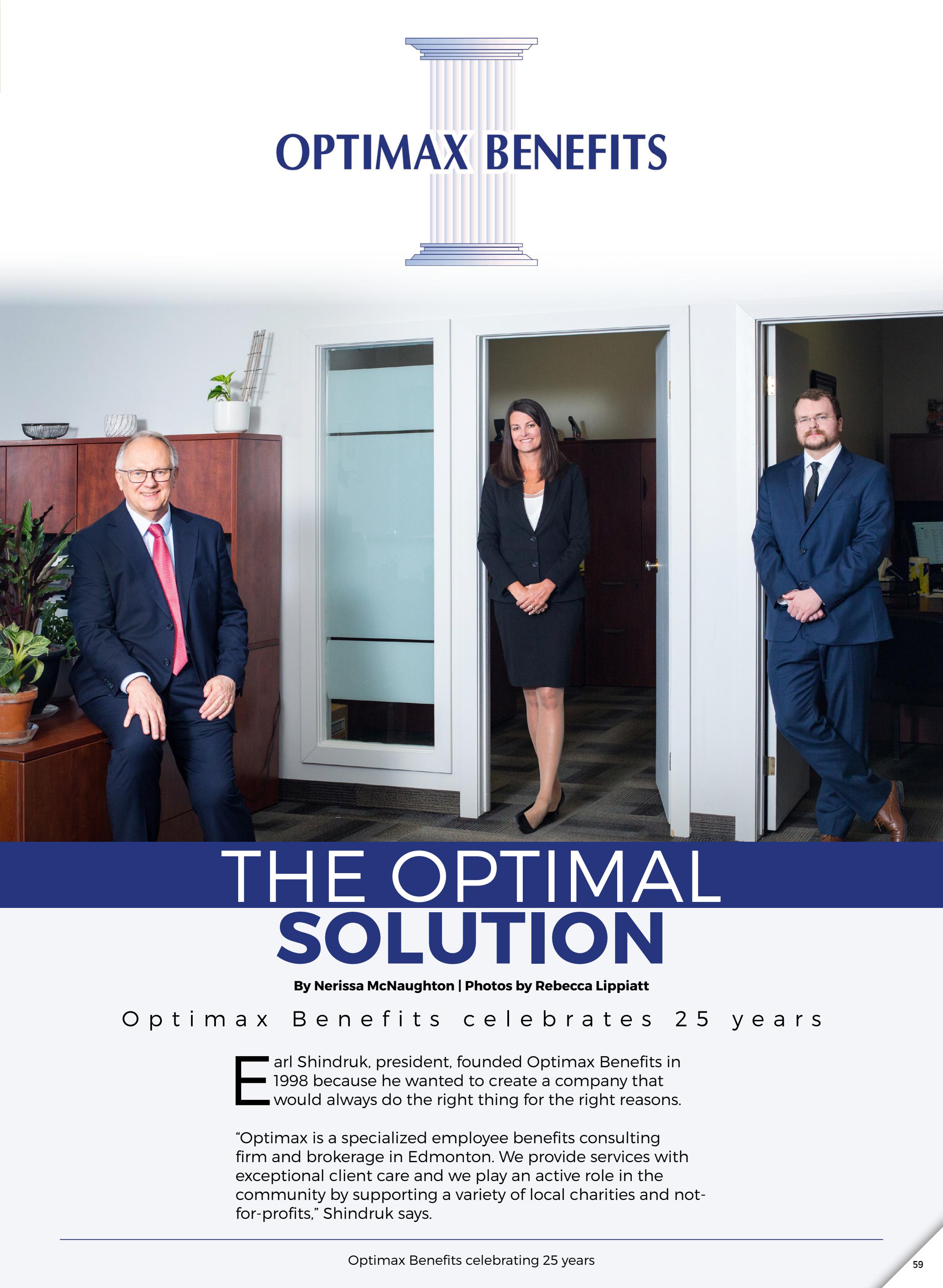Optimax Benefits - Celebrating 25 Years by Business in Edmonton ...