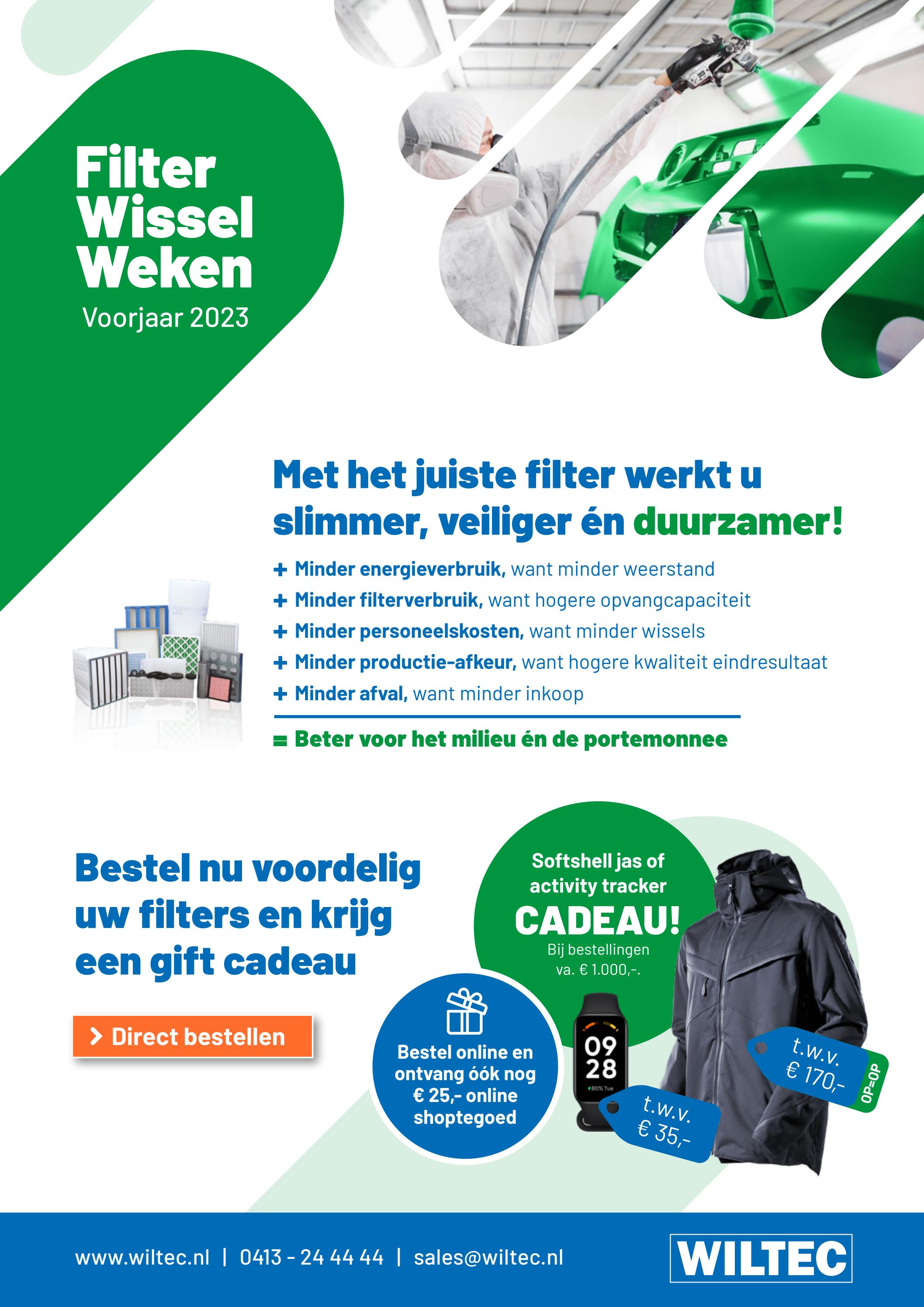 Filter Wissel Weken voorjaar 2023 by Wiltec B.V. - Issuu