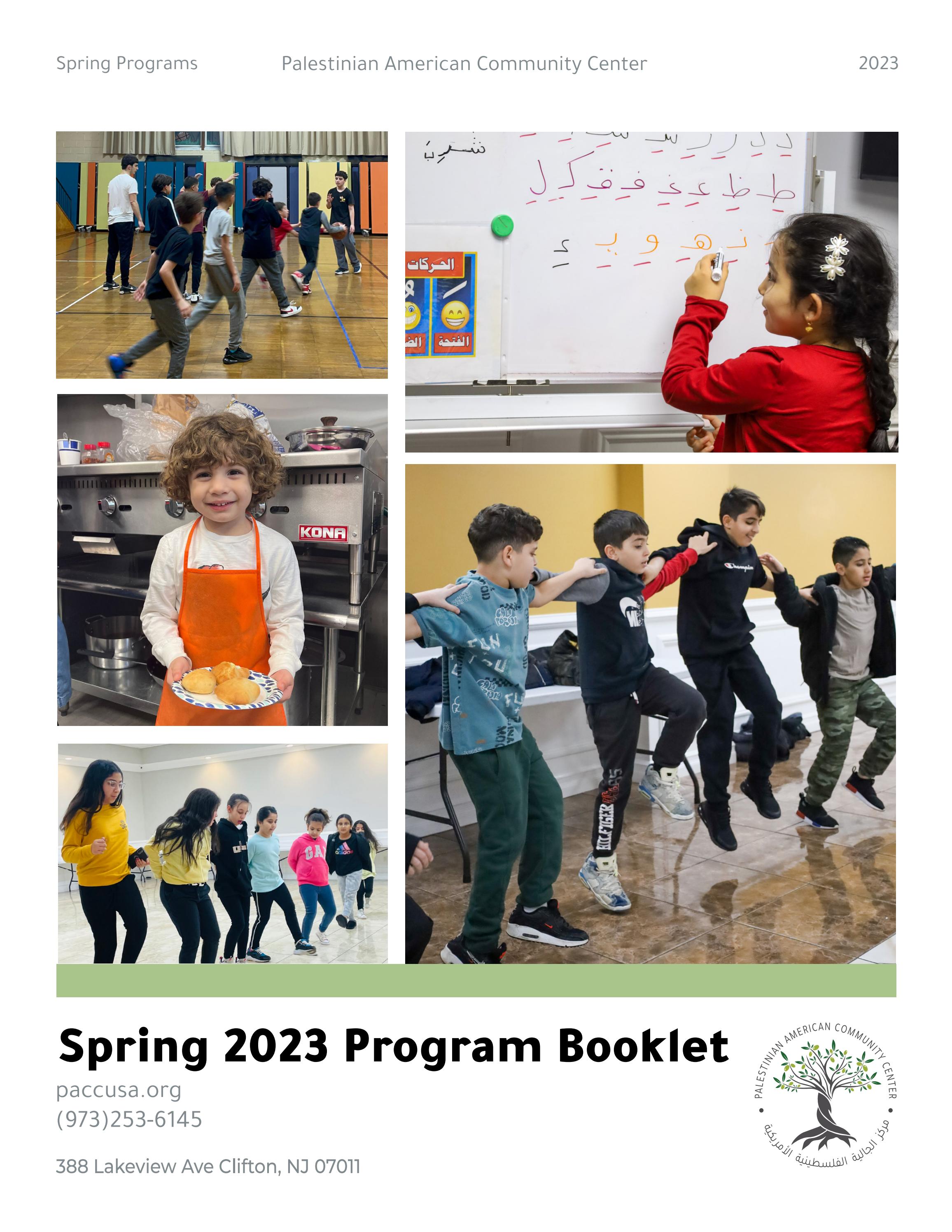 Spring 2023 Program booklet by paccusa - Issuu