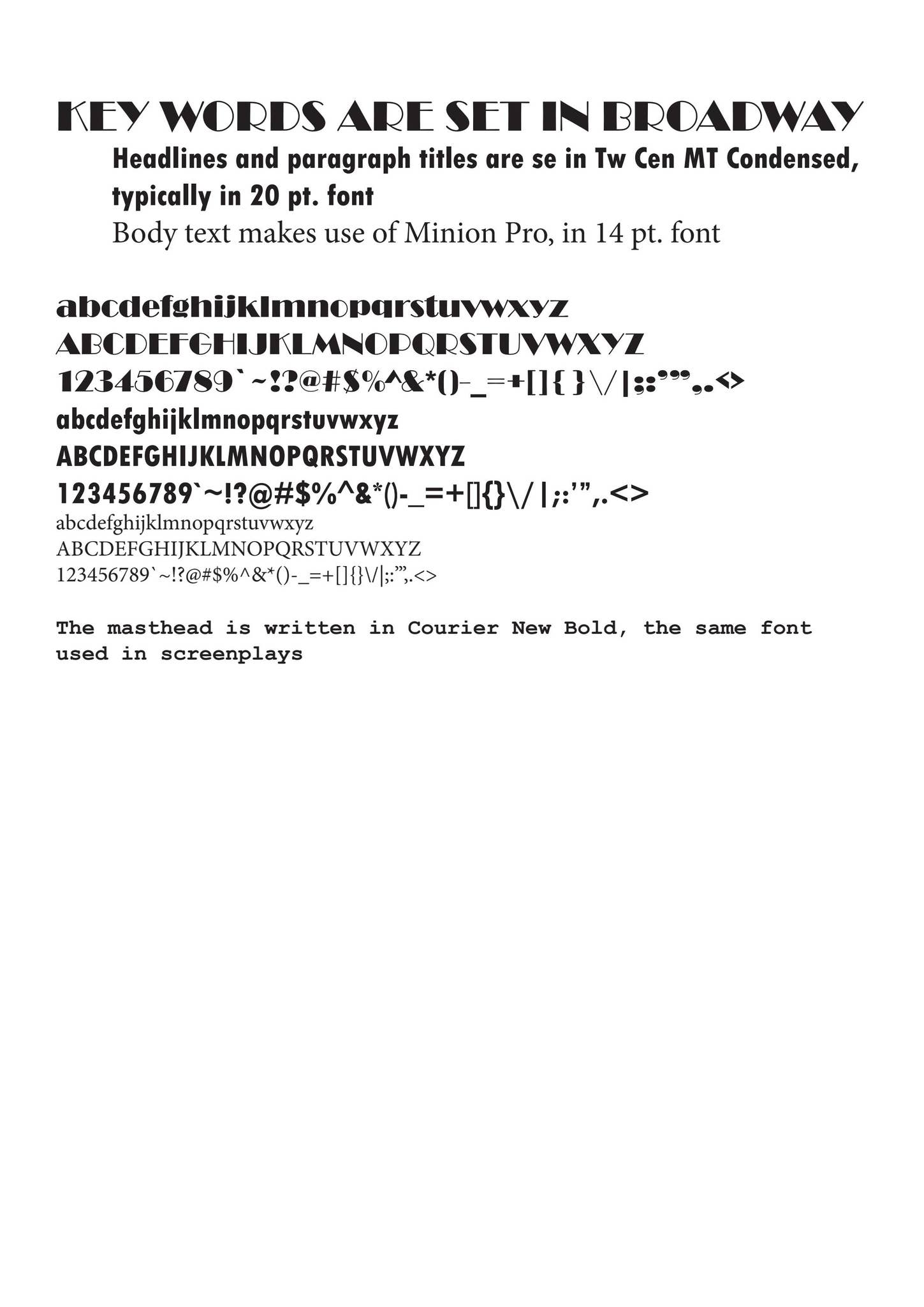 Magazine Style Guide by sebastiansanchez607 - Issuu