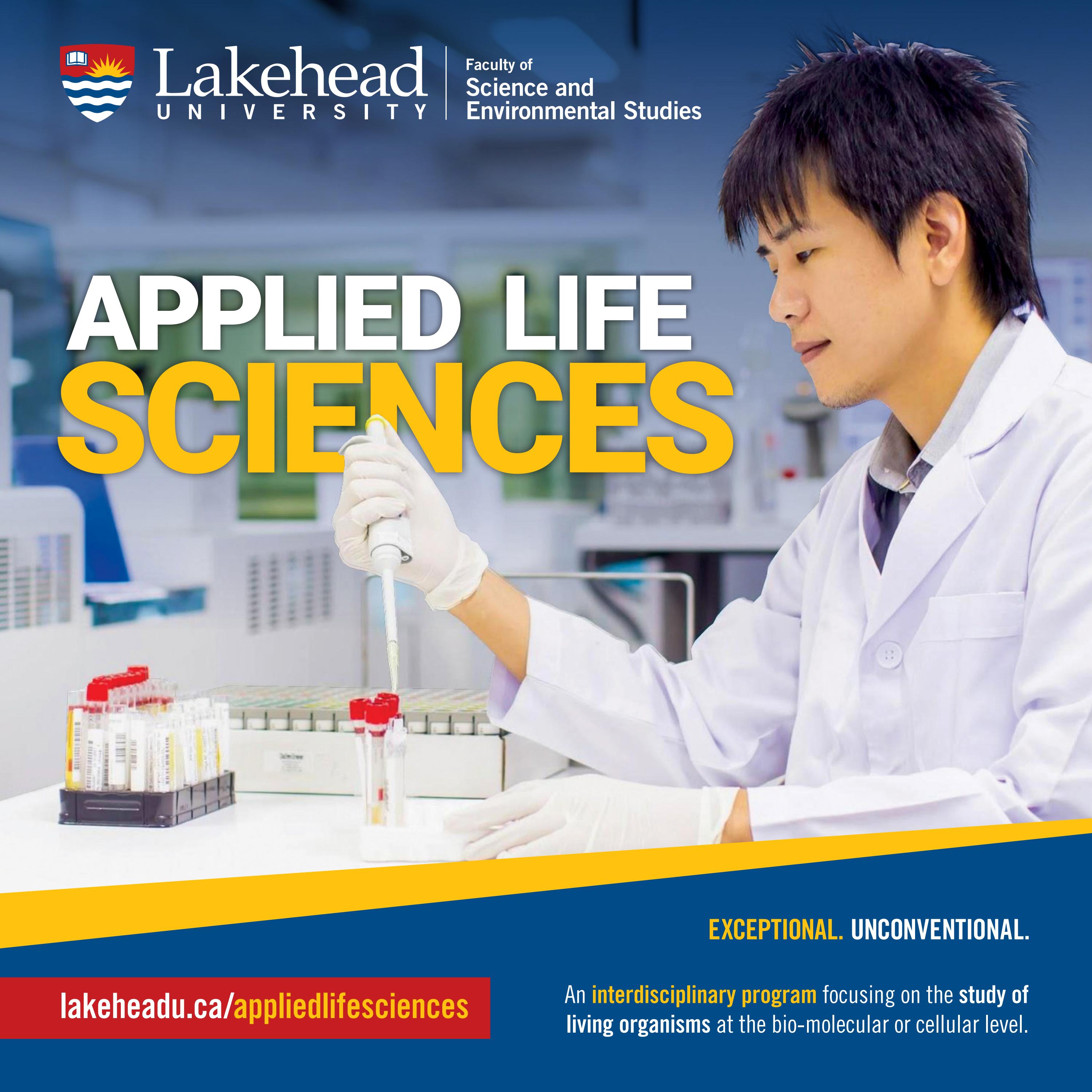 Applied Life Sciences Brochure 2023 - Lakehead University by Lakehead ...