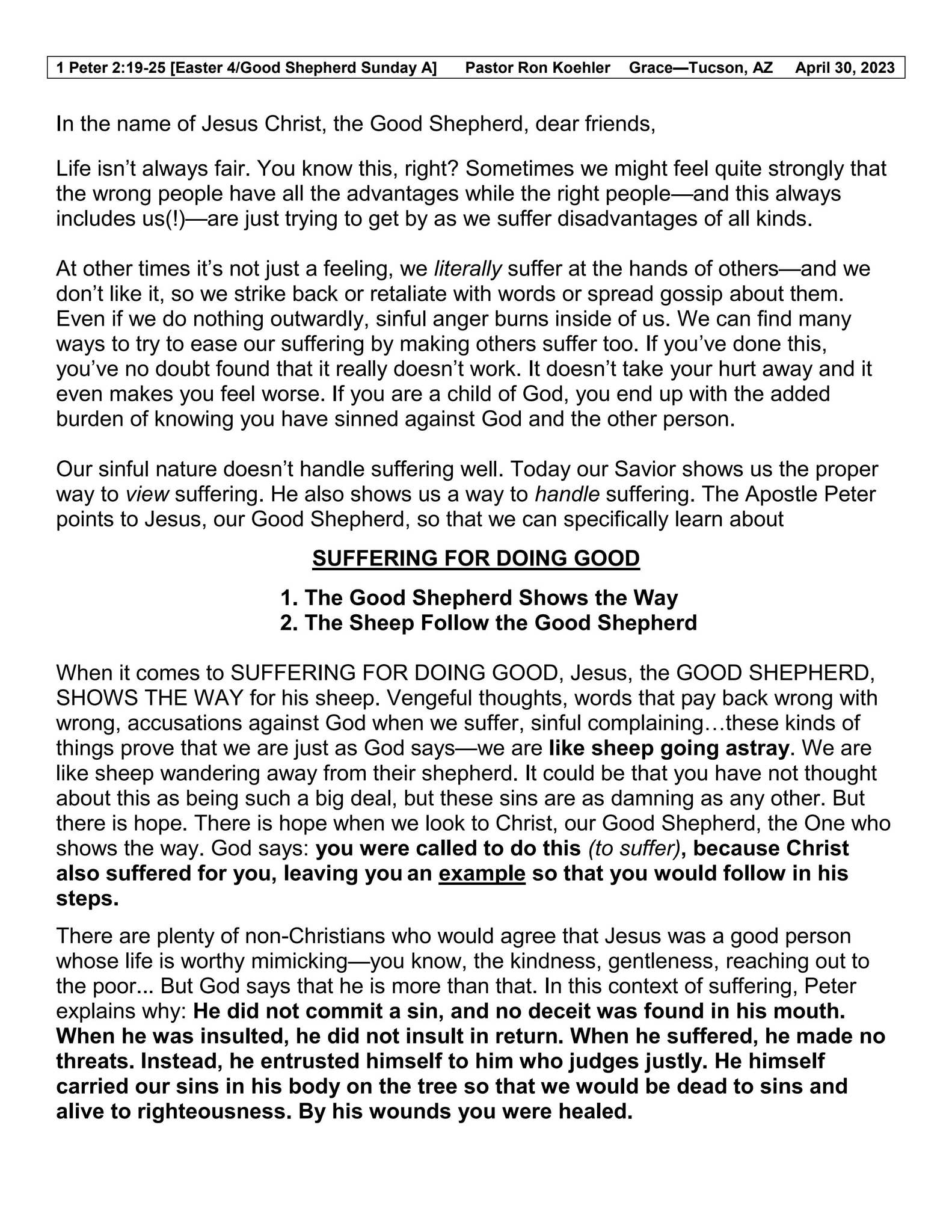 4-30-23 Grace-Tucson Sermon by gracelutheransaz - Issuu