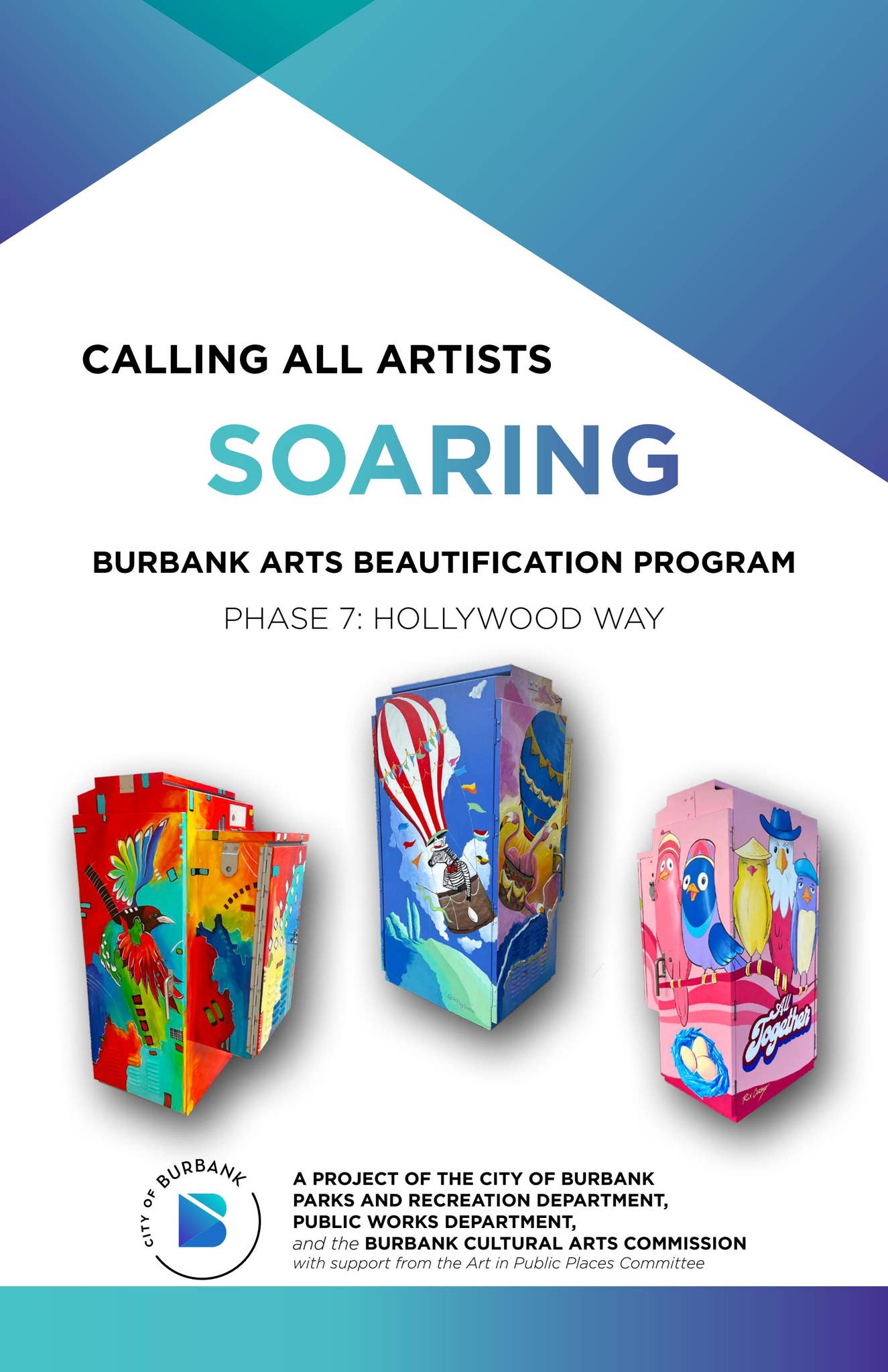 Phase 7 Beautification Program Call For Artists by Burbank Parks and ...