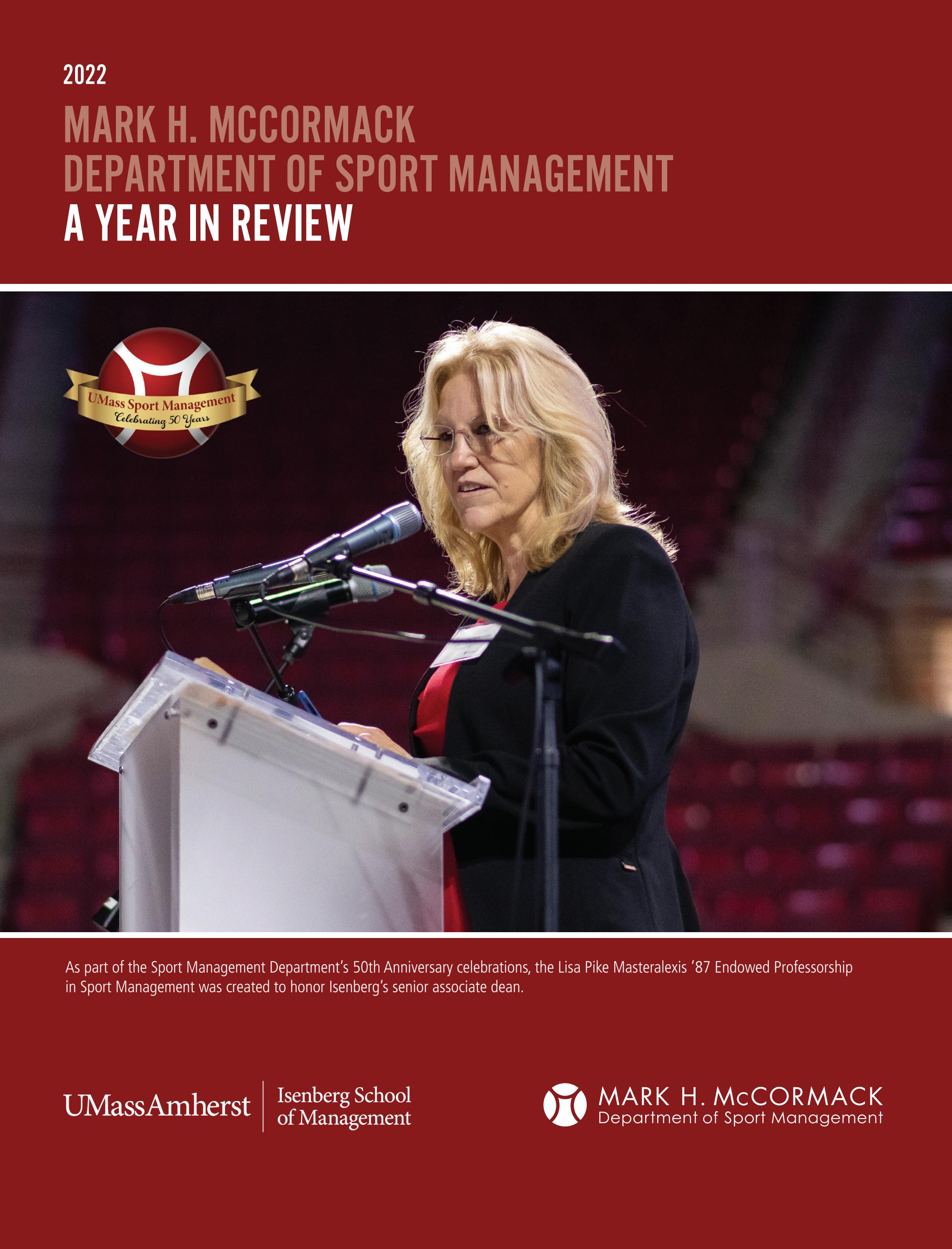 Mark H. McCormack Department of Sport Management: 2022 Year in Review ...
