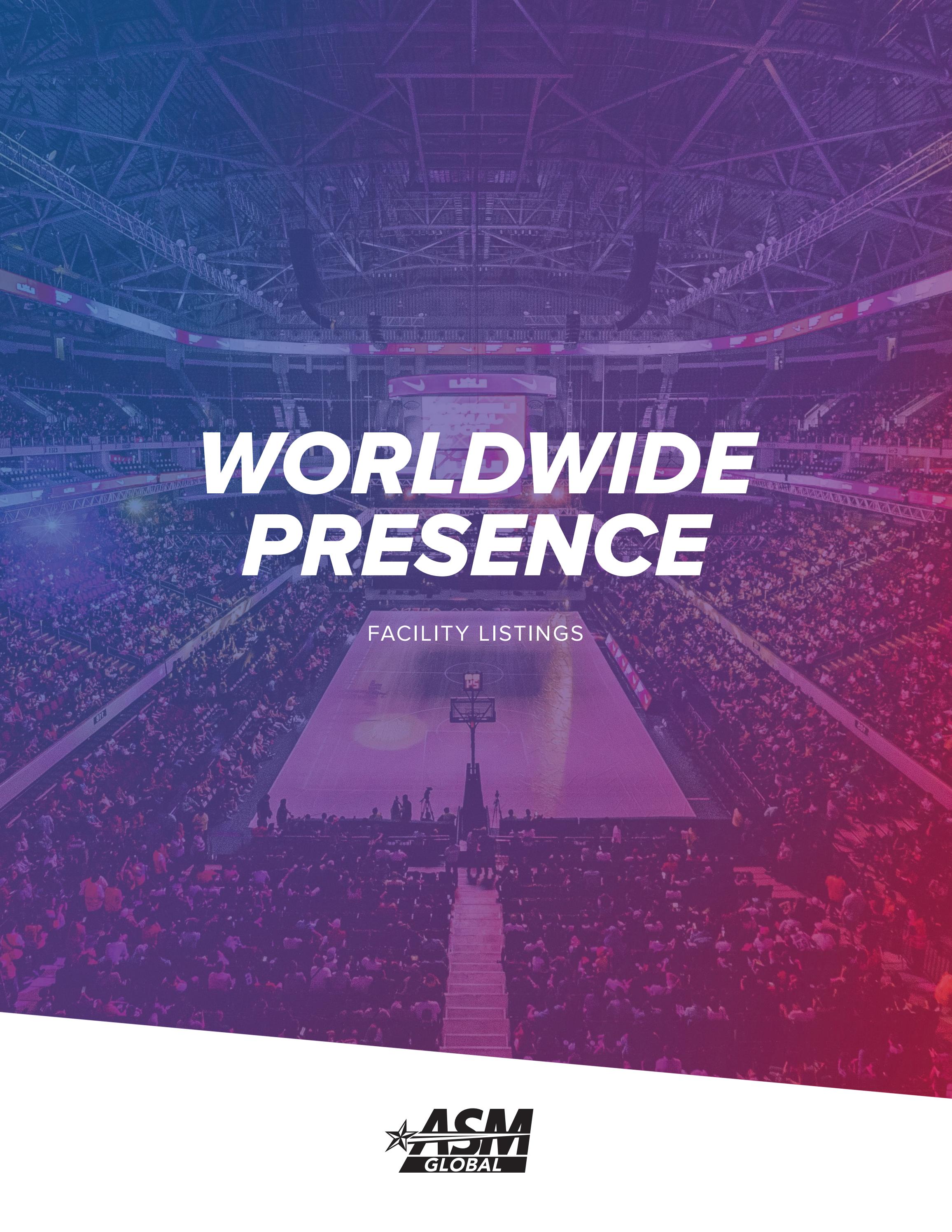 ASM Global Worldwide Portfolio of Venues by ASM Global - Issuu