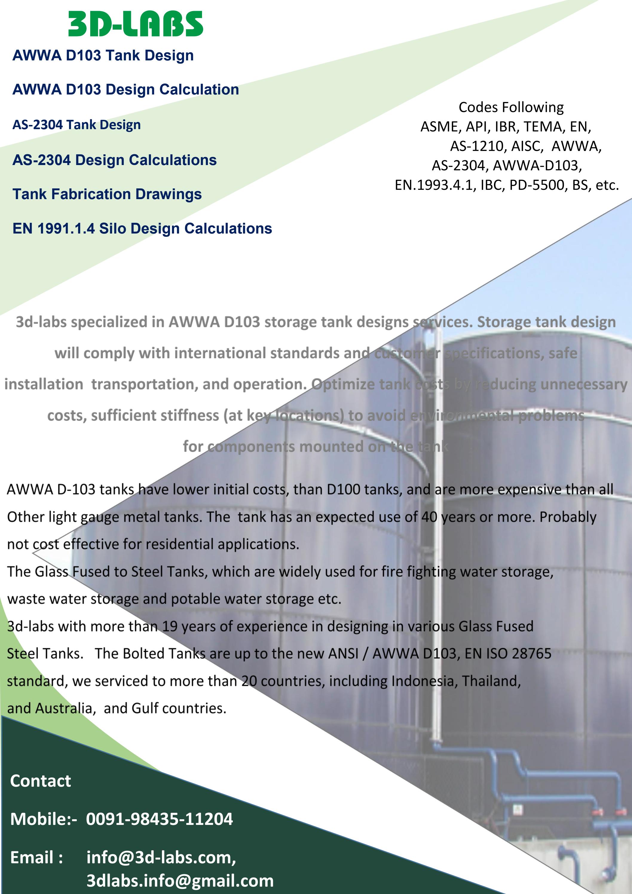 awwa d103 tank design by Design Manager - Issuu