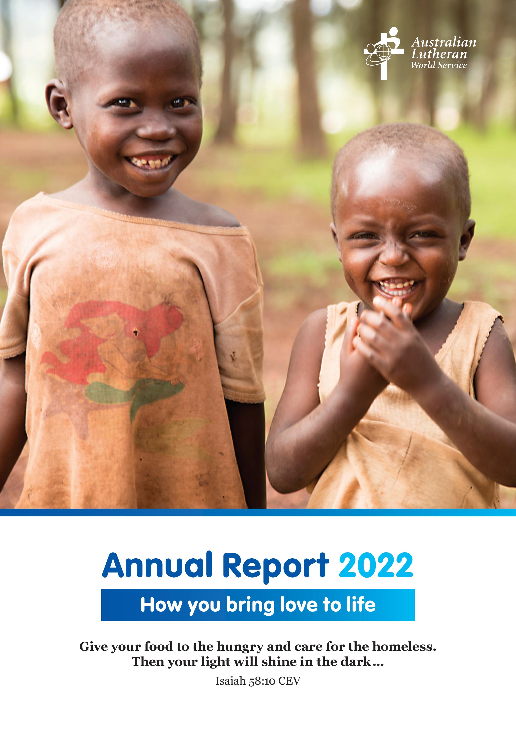 ALWS Annual Report 2022 by australianlutheranworldservice - Issuu