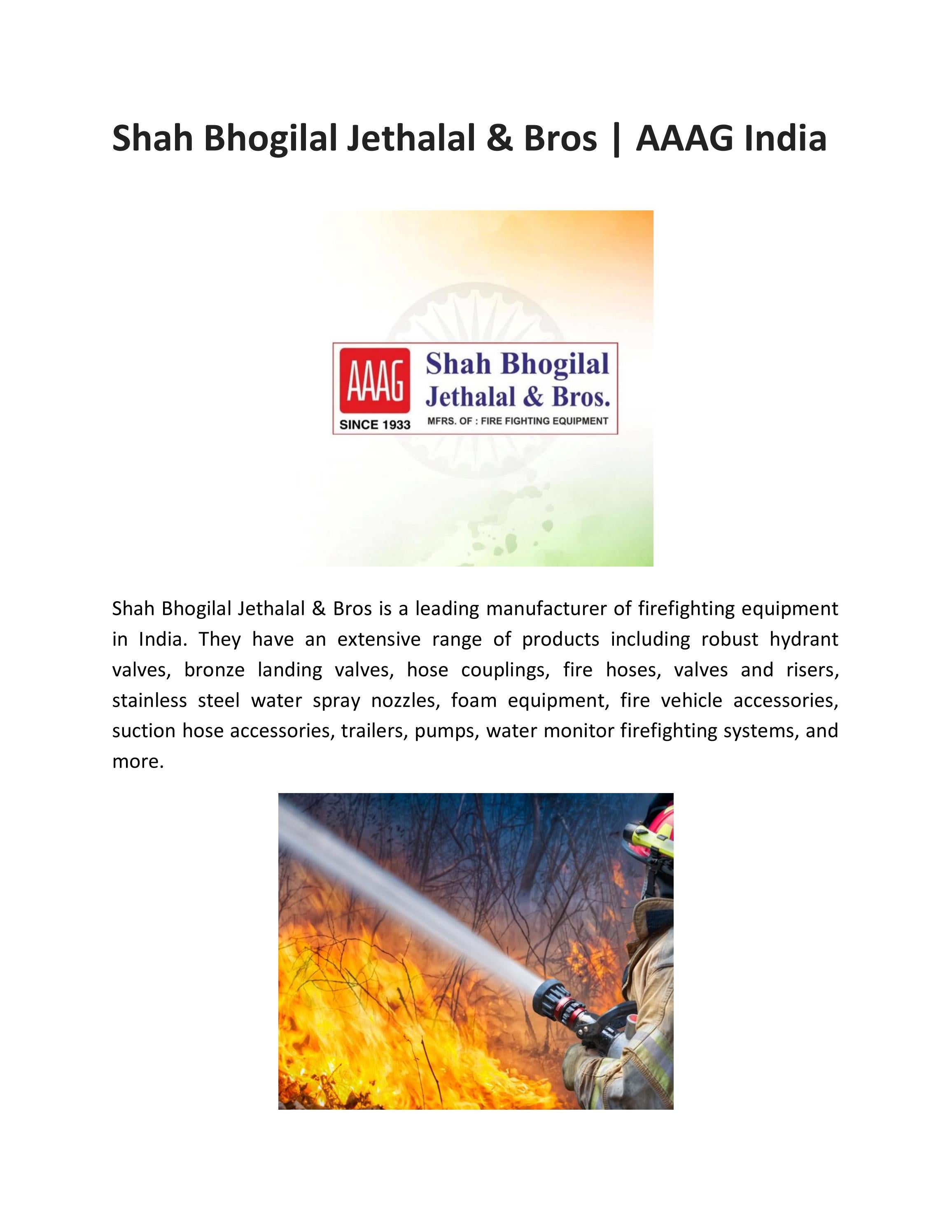 Shah Bhogilal Jethalal & Bros | AAAG India by Aaag India - Issuu