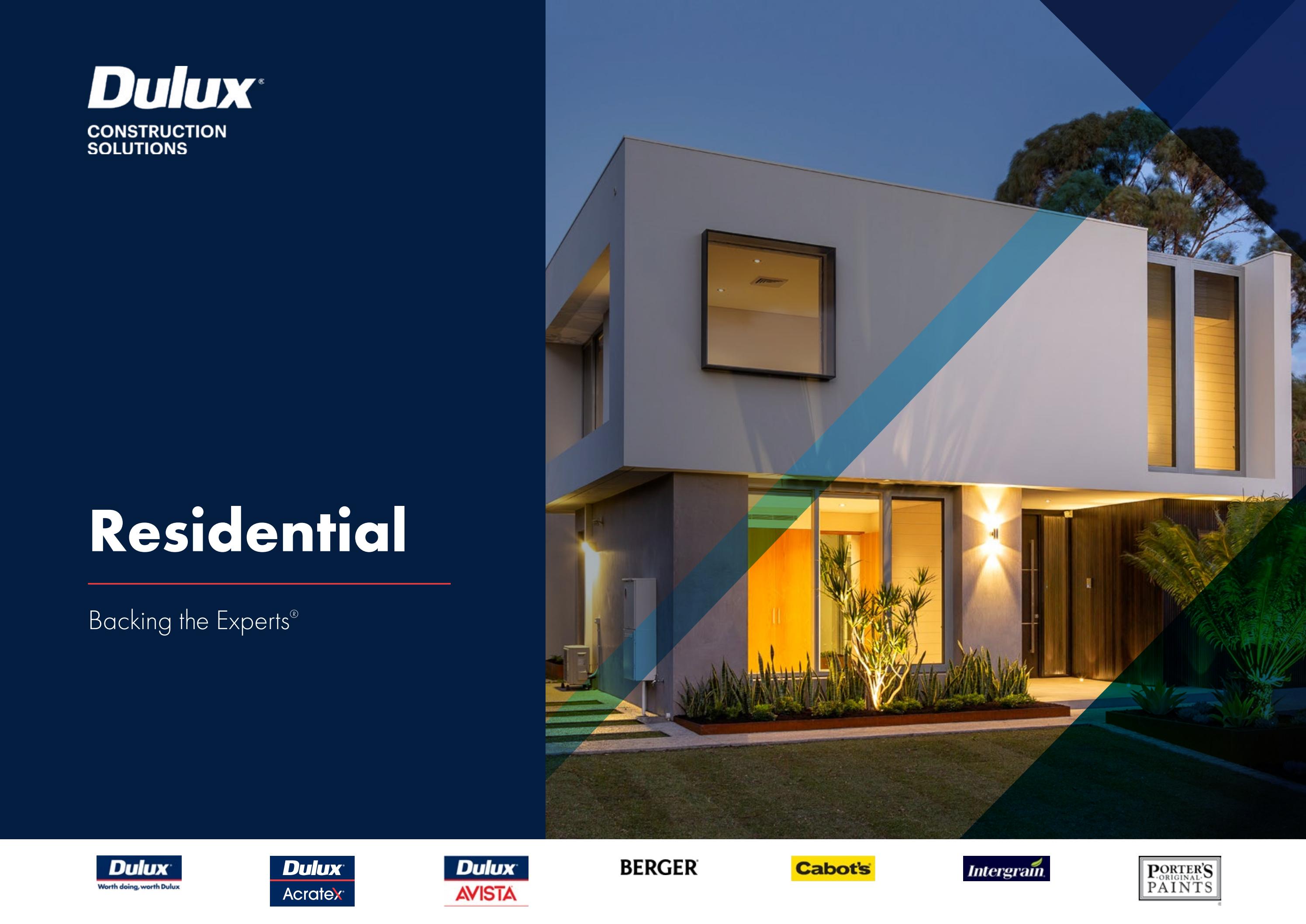 Dulux Residential Capability Document by Dulux Australia - Issuu