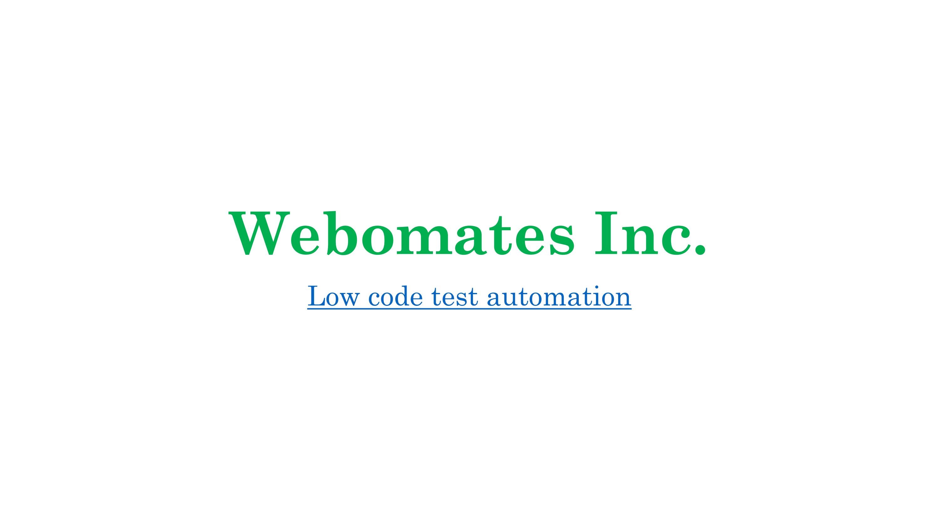 Low code test automation by Webomates INC - Issuu