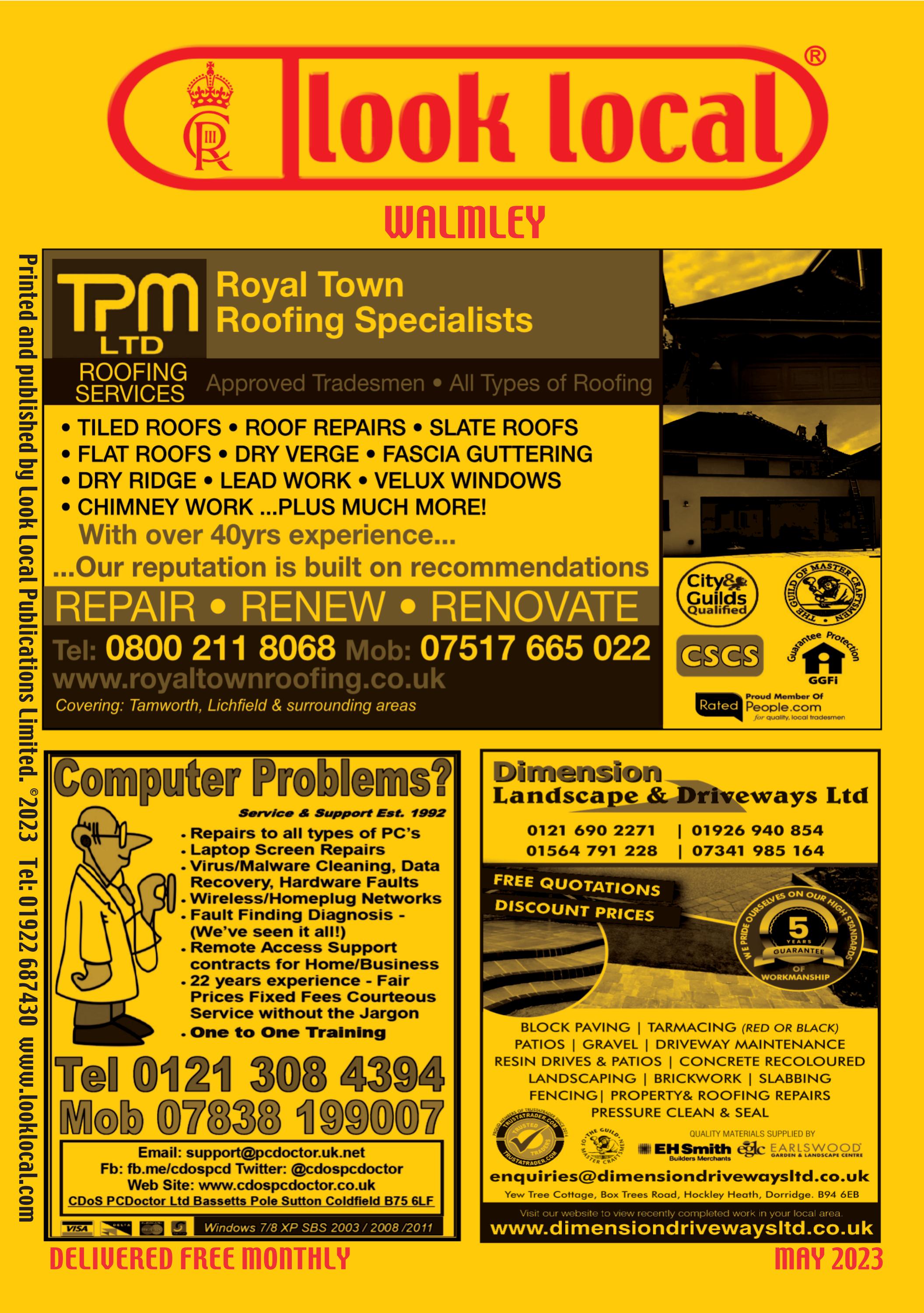 Look Local Walmley May 23 by Look Local - Issuu