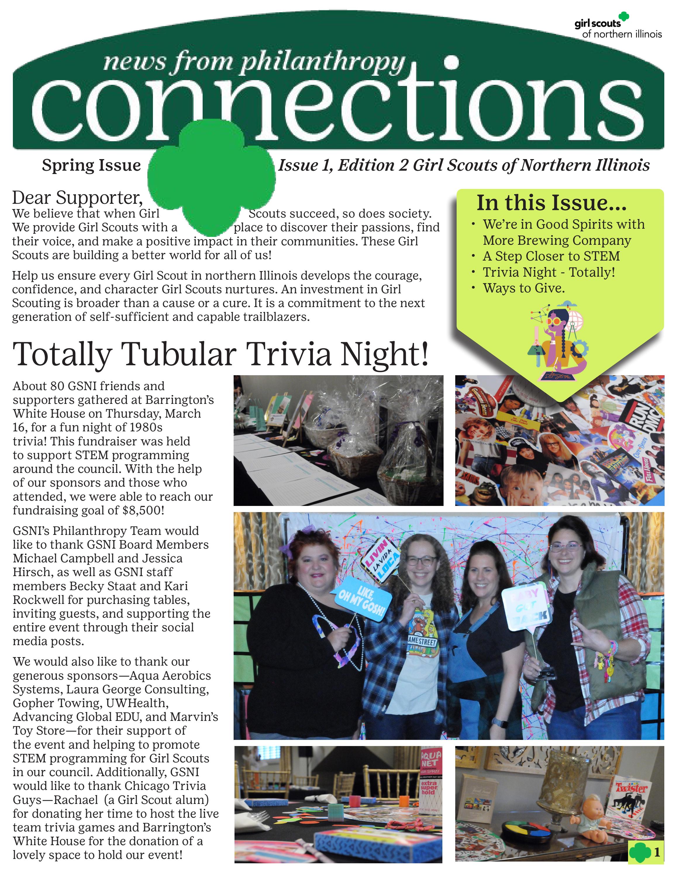 Philanthropy Newsletter-Spring 2023 by girlscoutsni3 - Issuu