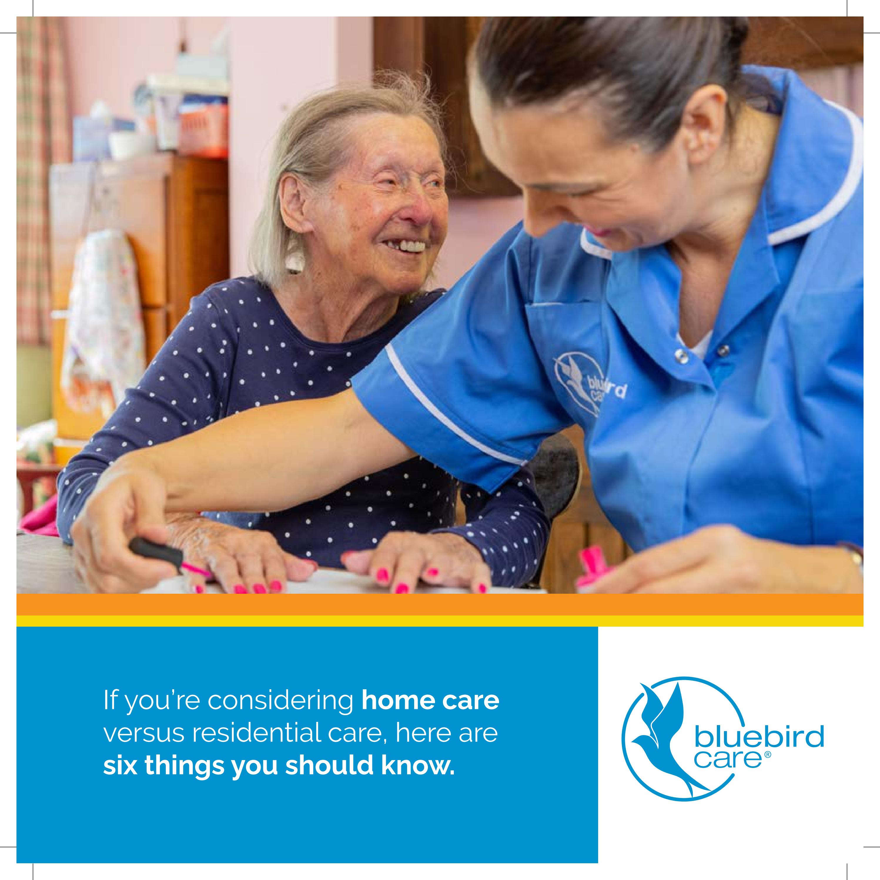 Bluebird Care Rotherham - Home care versus residential care by Bluebird ...