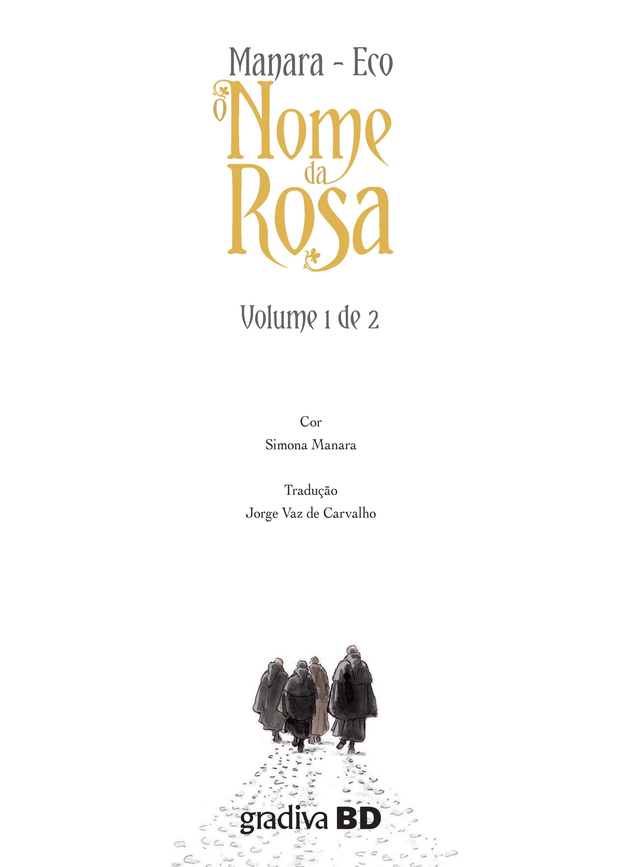 O Nome da Rosa | Vol. 1 by GradivaPublicacoes - Issuu