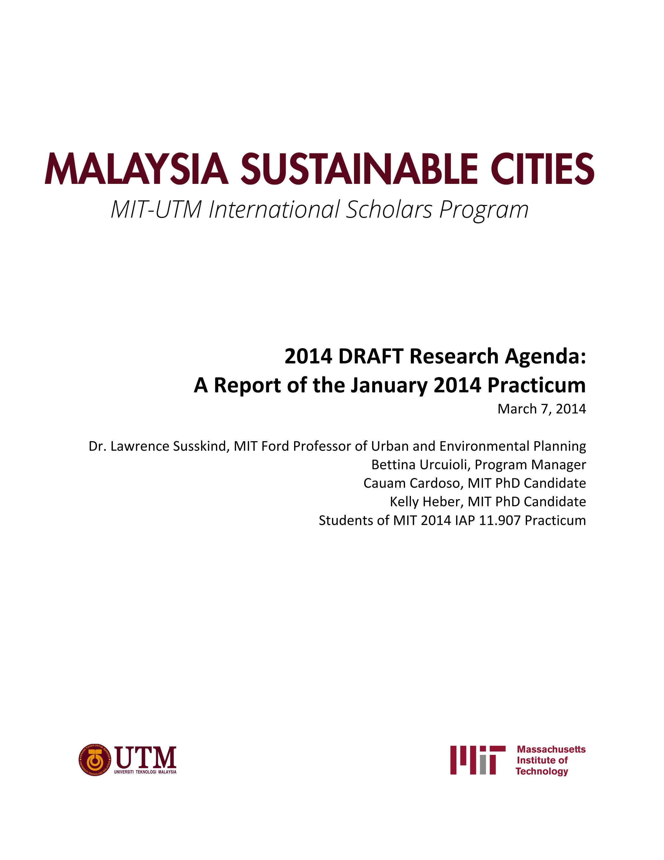 MSCP 2014 Research Agenda by MIT DUSP - Issuu