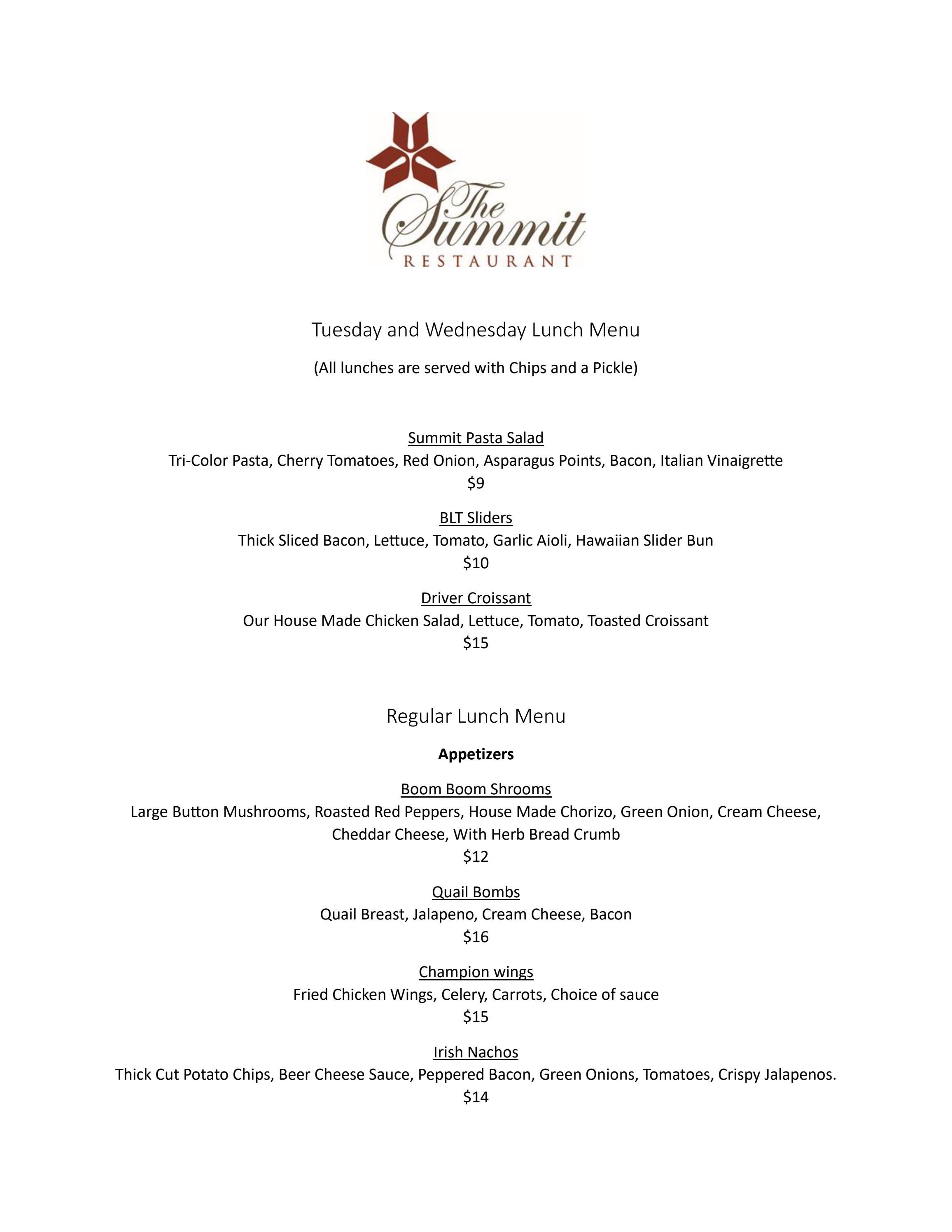 The Summit Menu by shangrilaokresort - Issuu